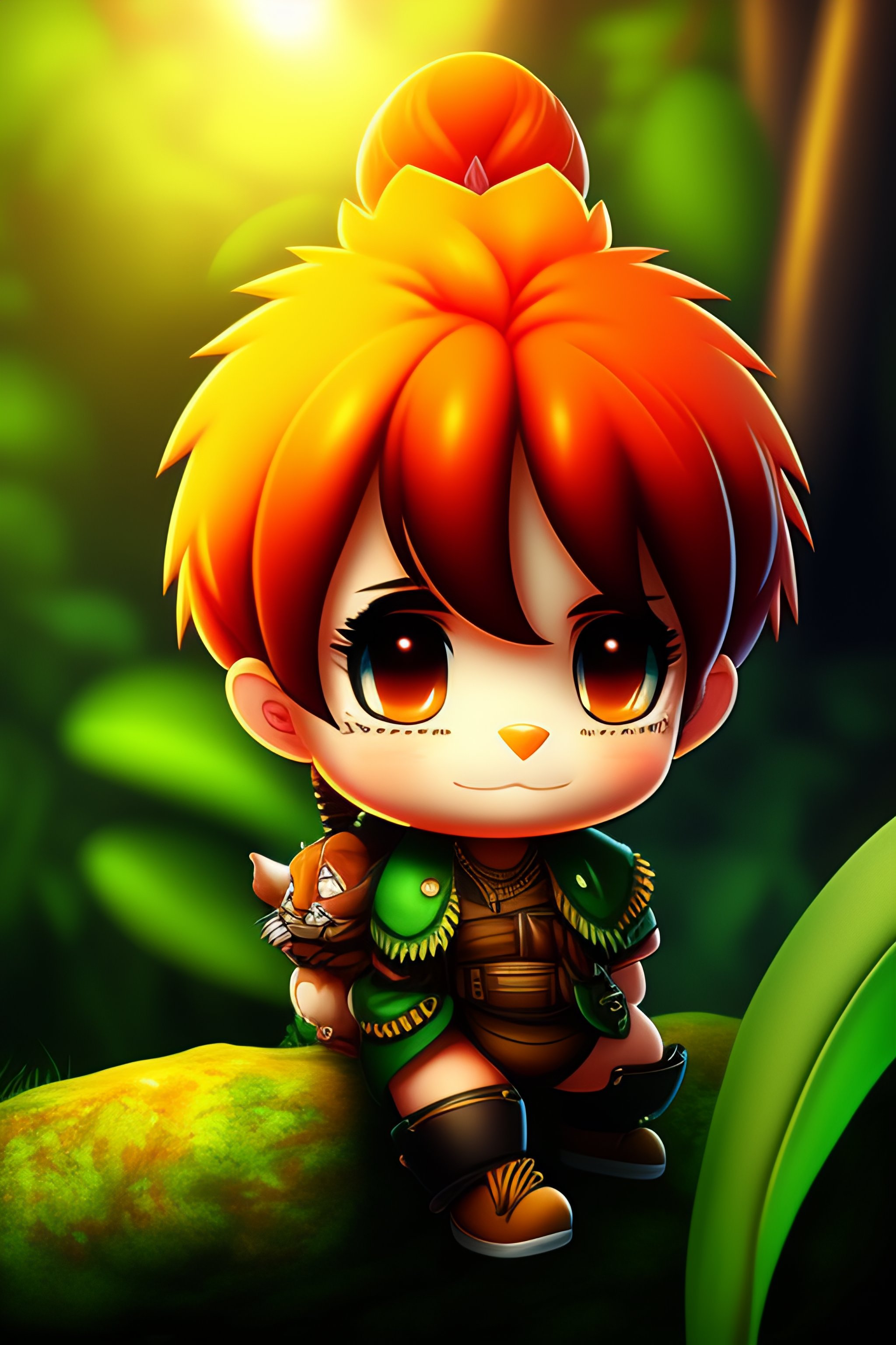 Lexica - Chibi style jungle animal