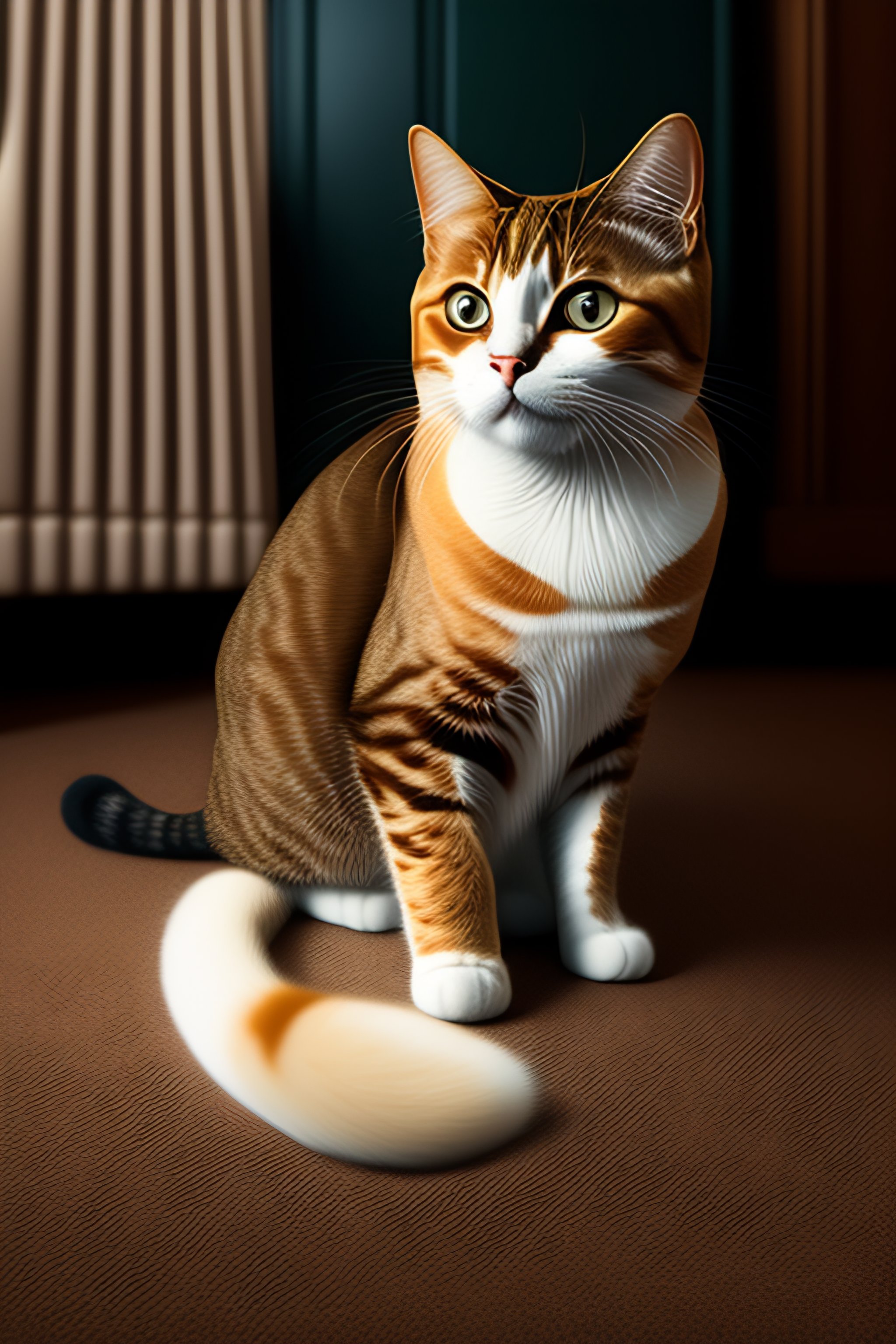 Lexica - Cat with human feet