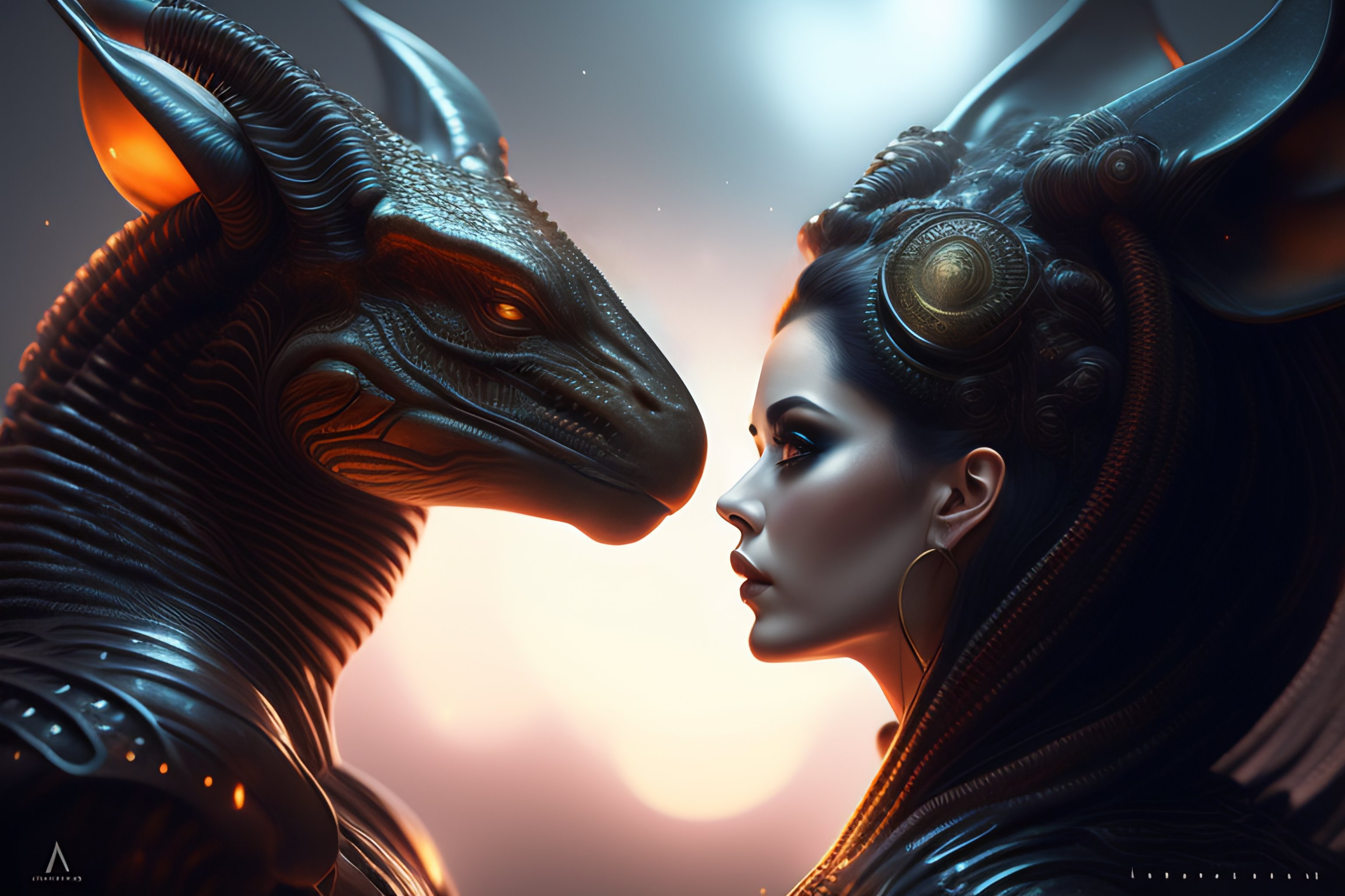 Lexica - Epic professional digital art of alien, atmospheric lighting ...