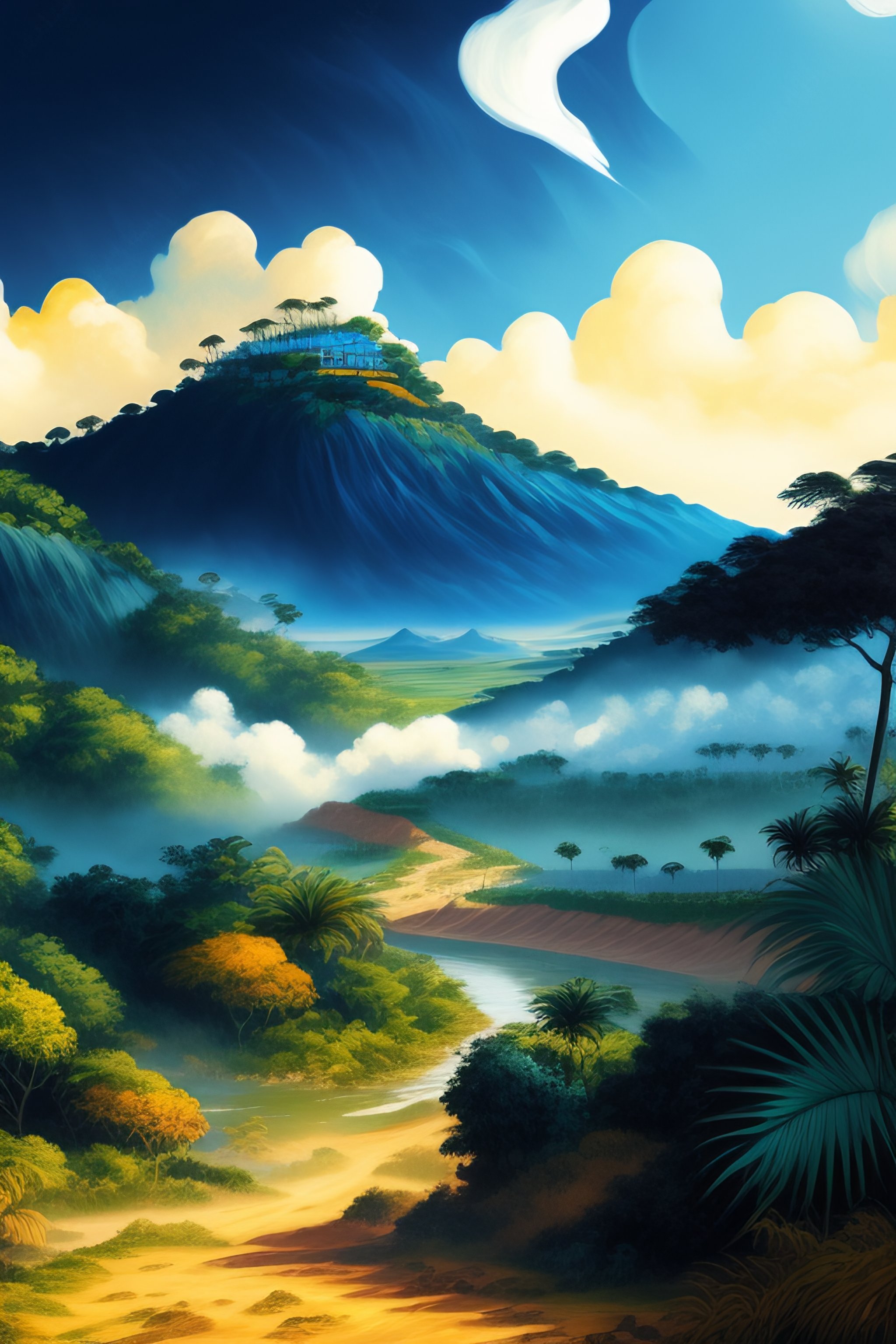 Lexica - Hand drawn illustration of an epic and dramatic war scene in ...