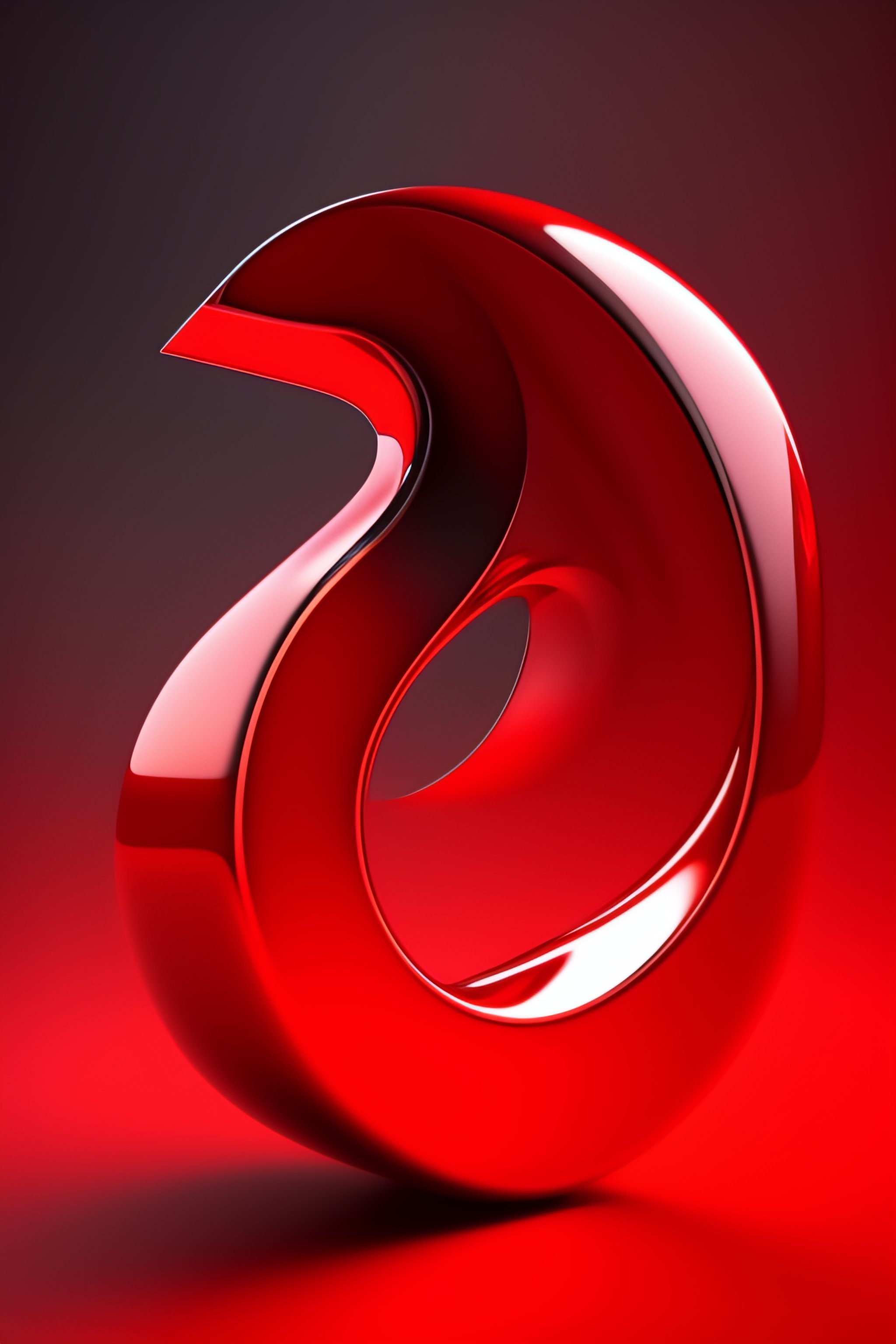 Lexica - Abstract red color Z logo, 3d render, artstation, 8k