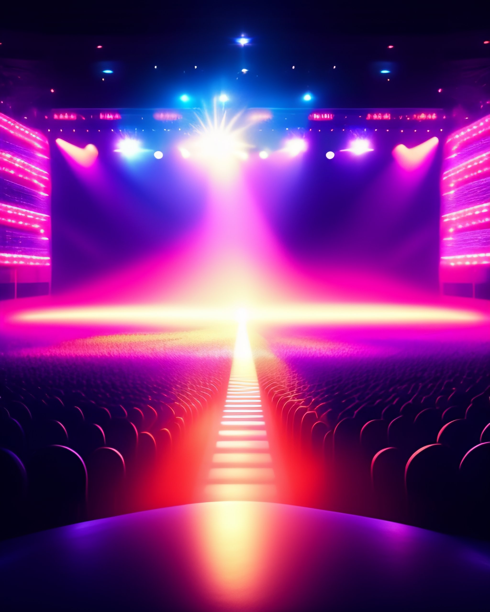 Lexica - Idol concert live venue, lens flare, high definition, 8K ...