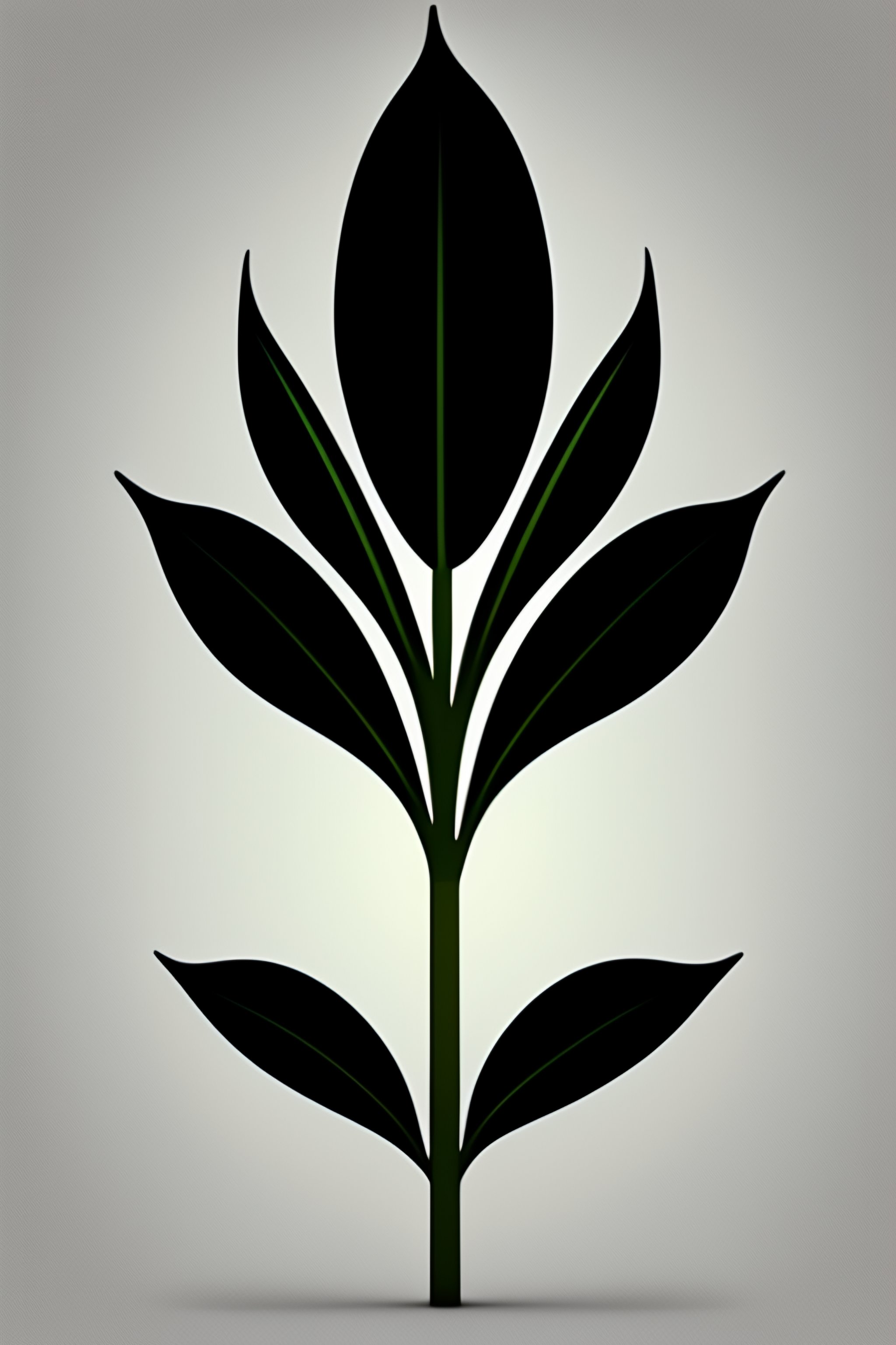 Lexica - Nettle plant black only vector icon