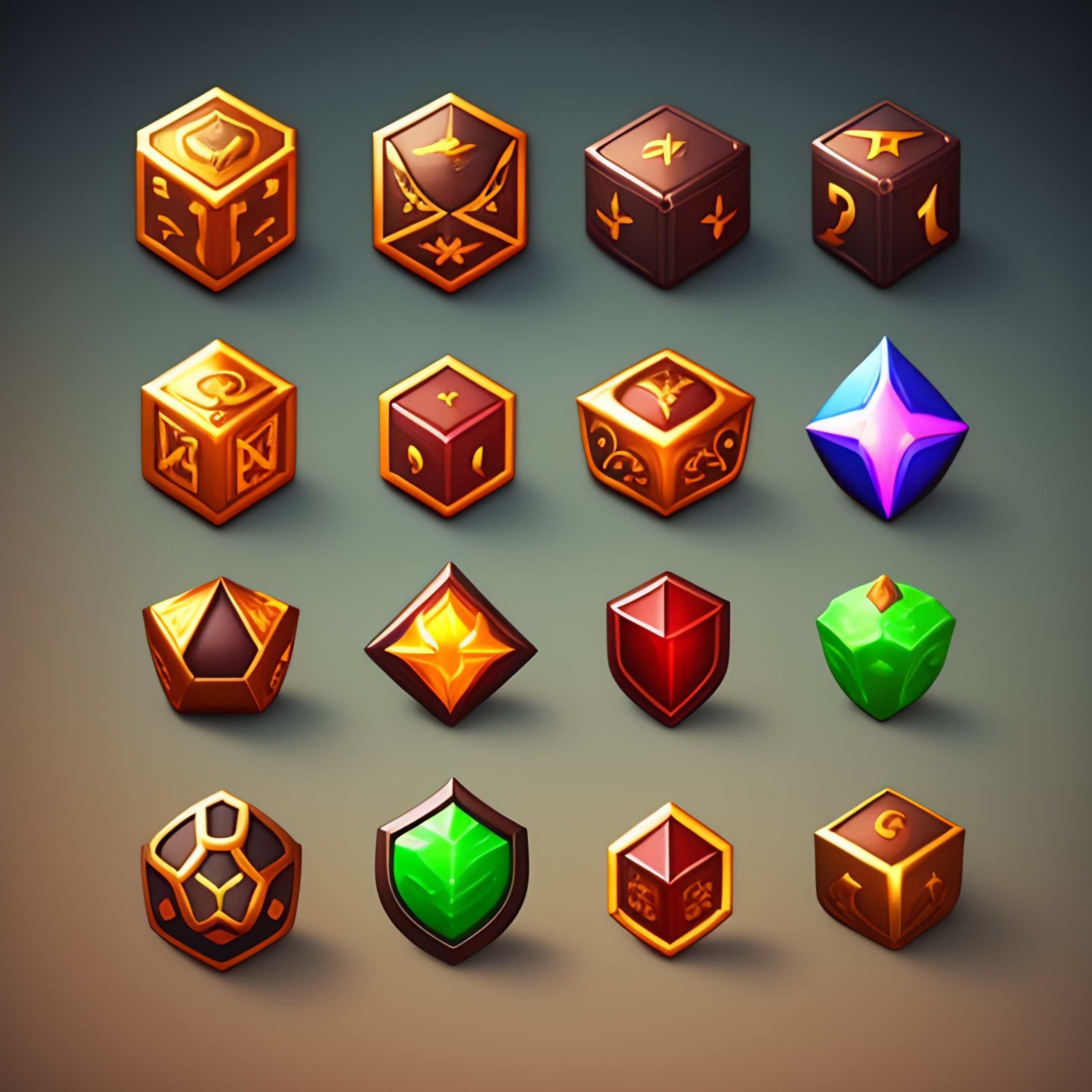 Lexica - Stylized RPG game icons