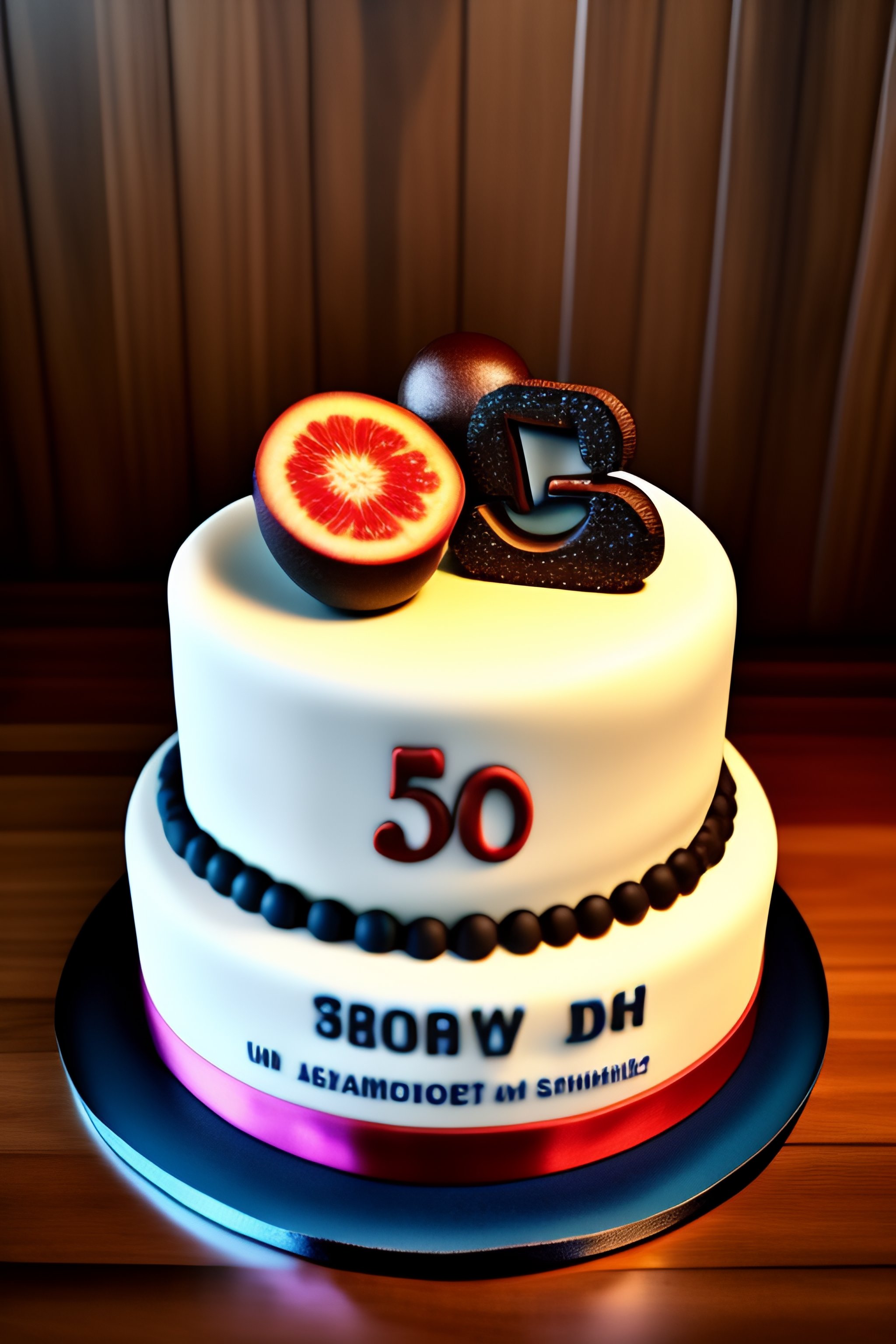 Lexica - 50 years cake