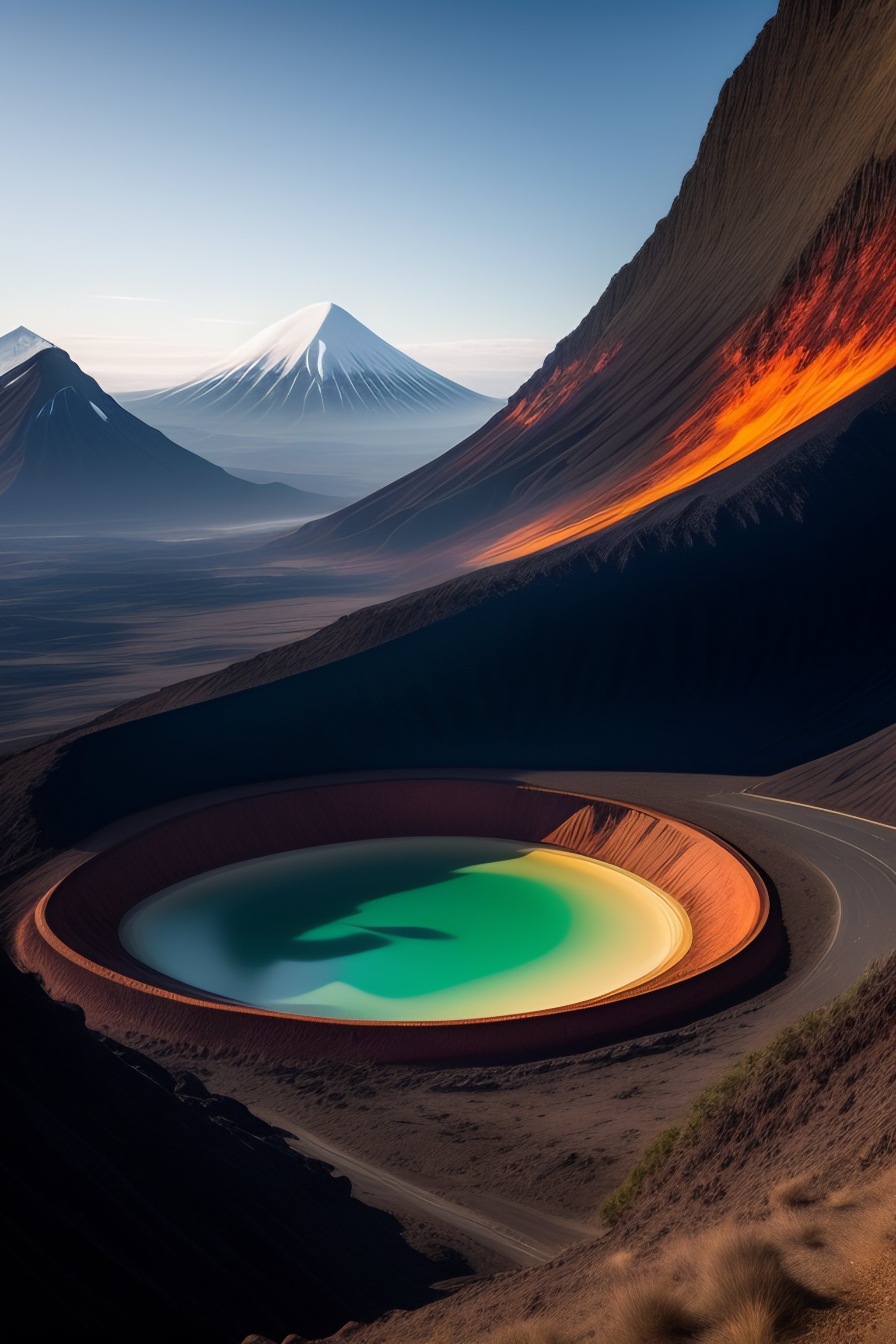 Lexica - Nike shoe store at a volcano