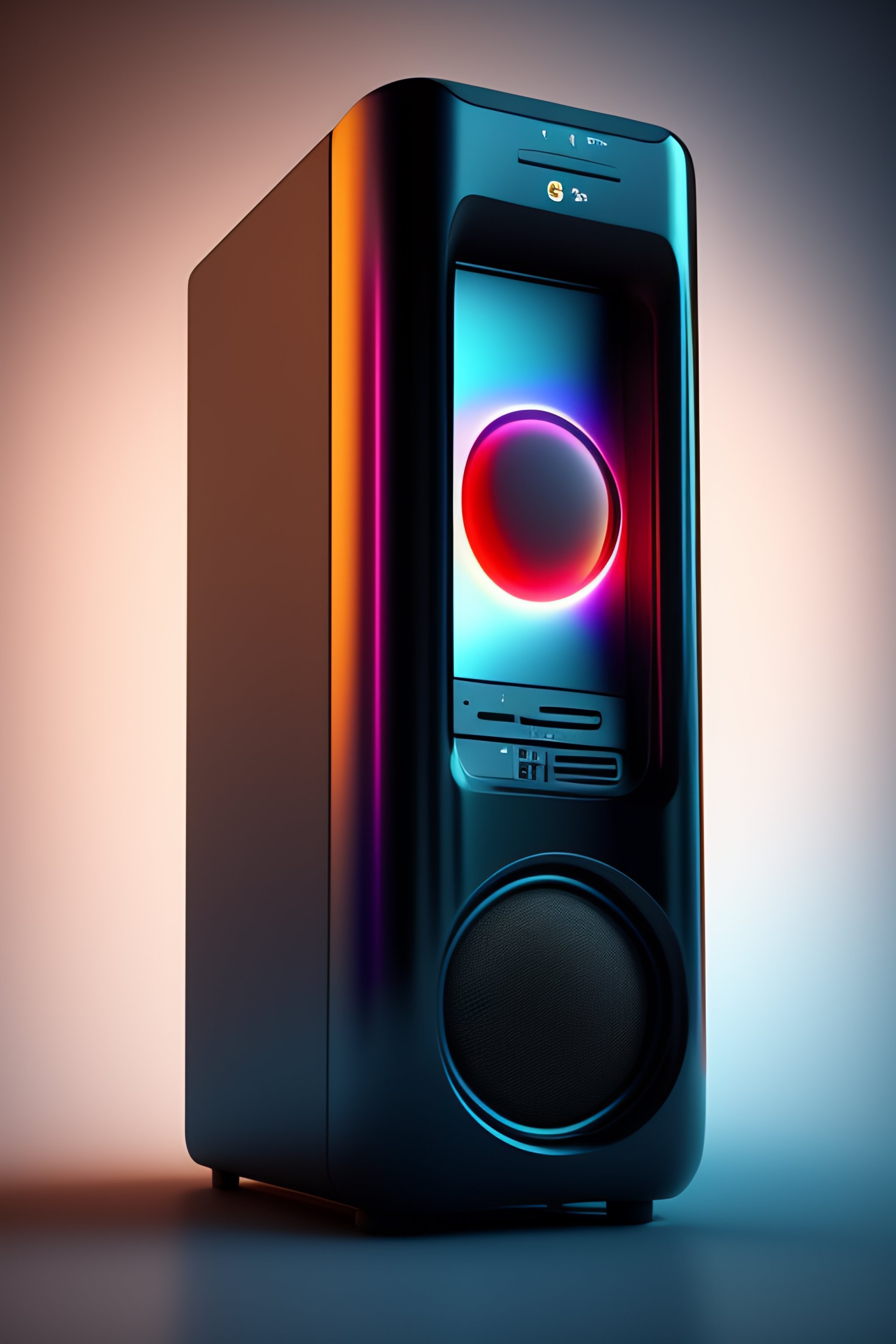 Lexica - Cartoon character, alive computer tower with eyes and hands ...