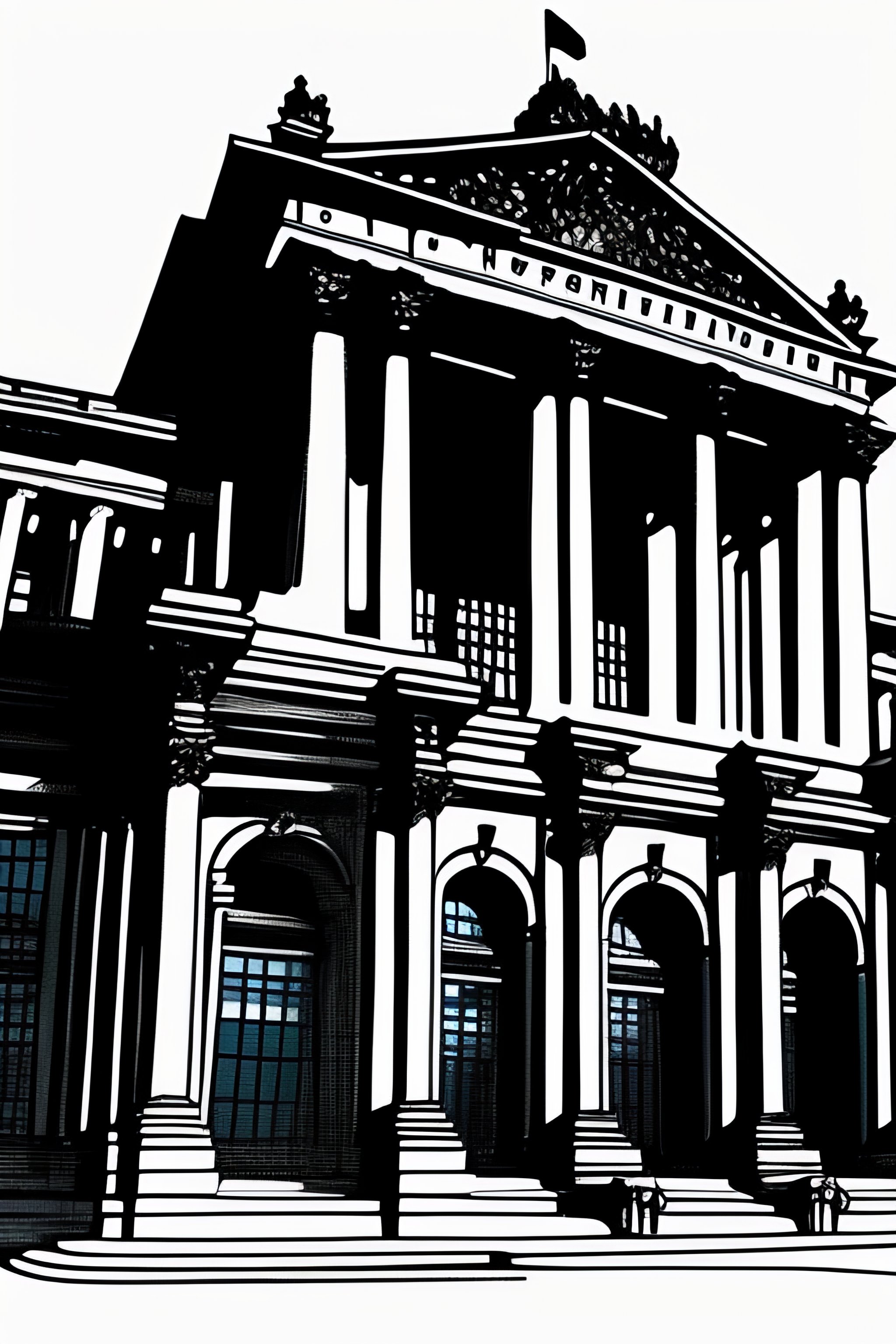 Lexica - Reichstag Germany drawing