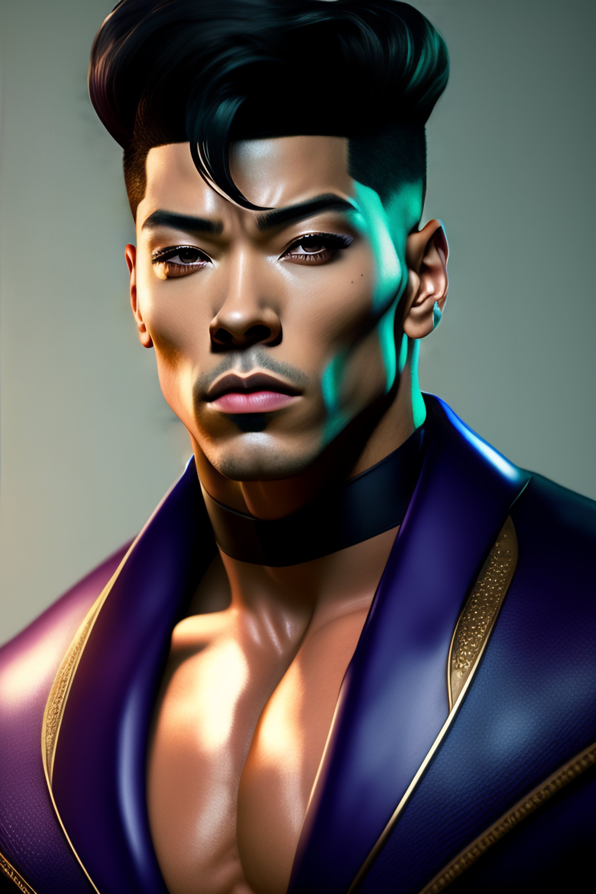 Lexica - Hyper realistic, 8k, jojo, higashikata Josuke