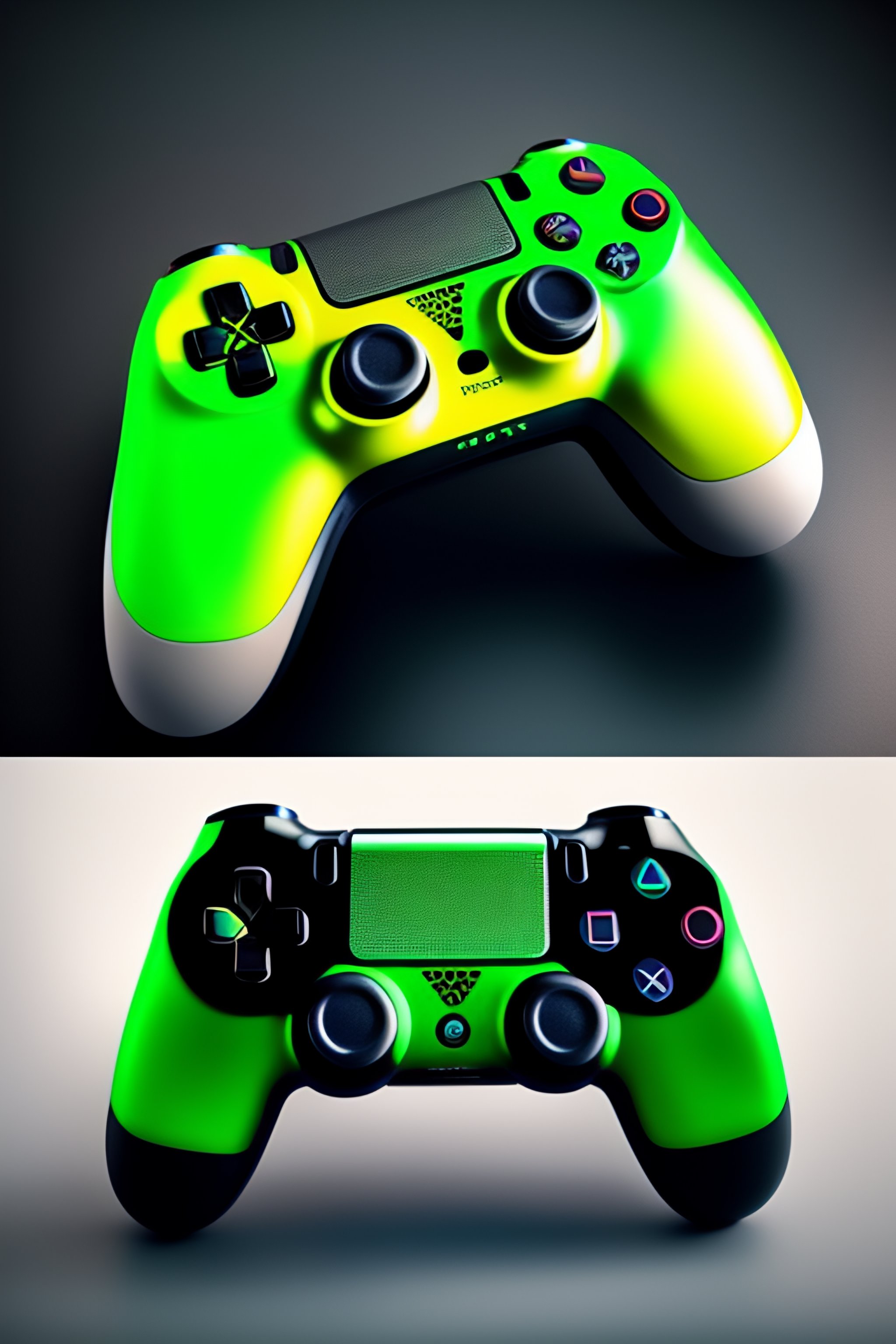 Lexica - Ps 4 controller skinned as heineken