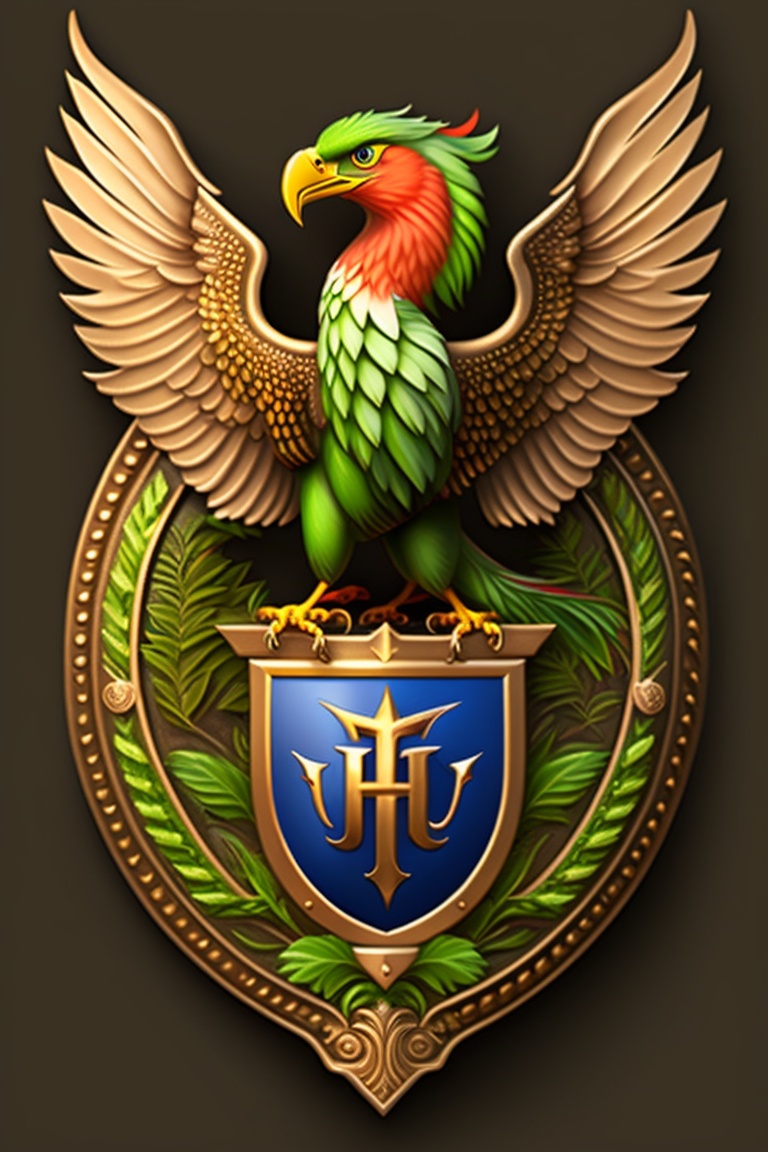 Lexica - The coat of arms of the character Greenhawk, at the top of the ...