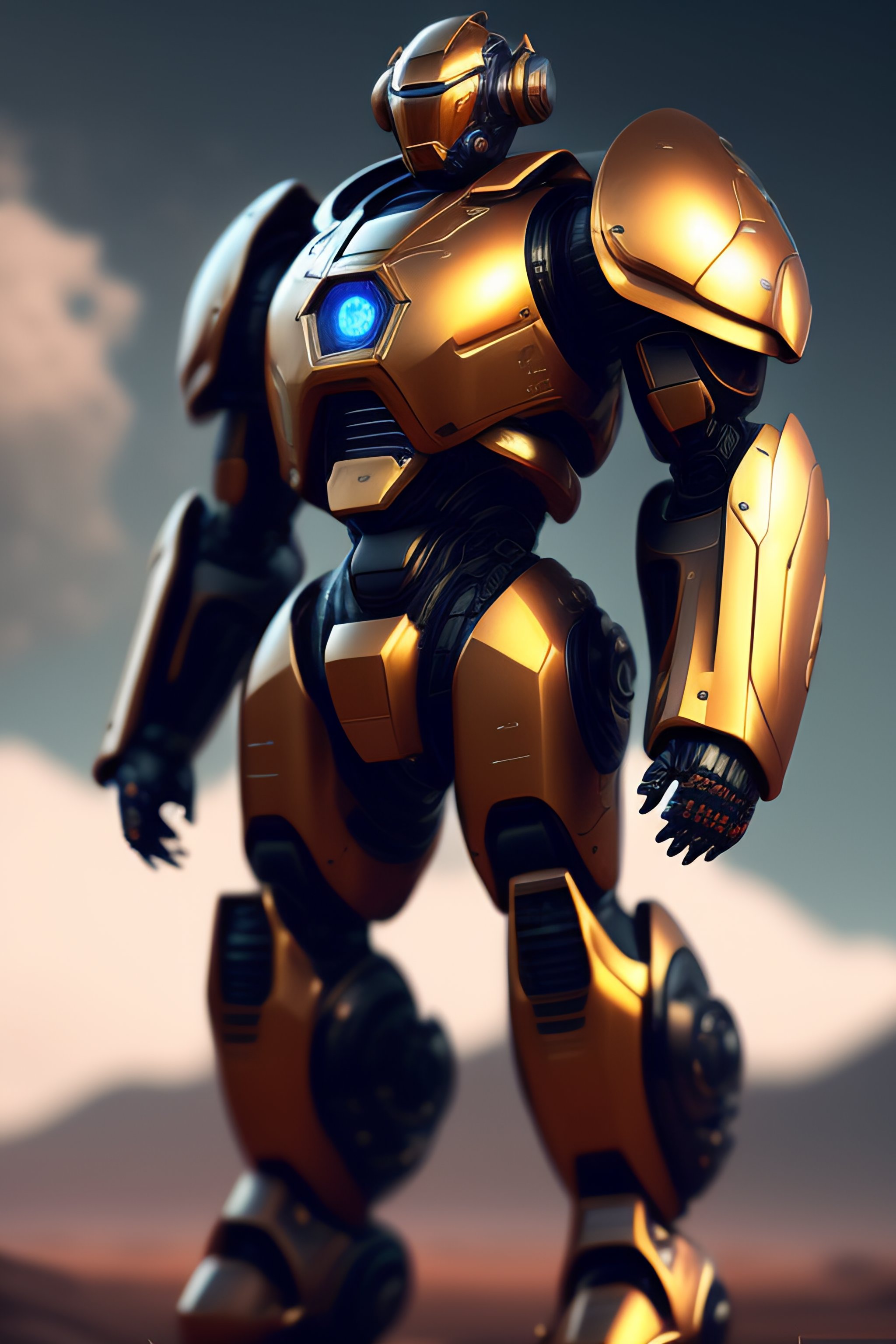 Lexica - A Andrew Tate, realistic scifi power armor robot, detailed ...