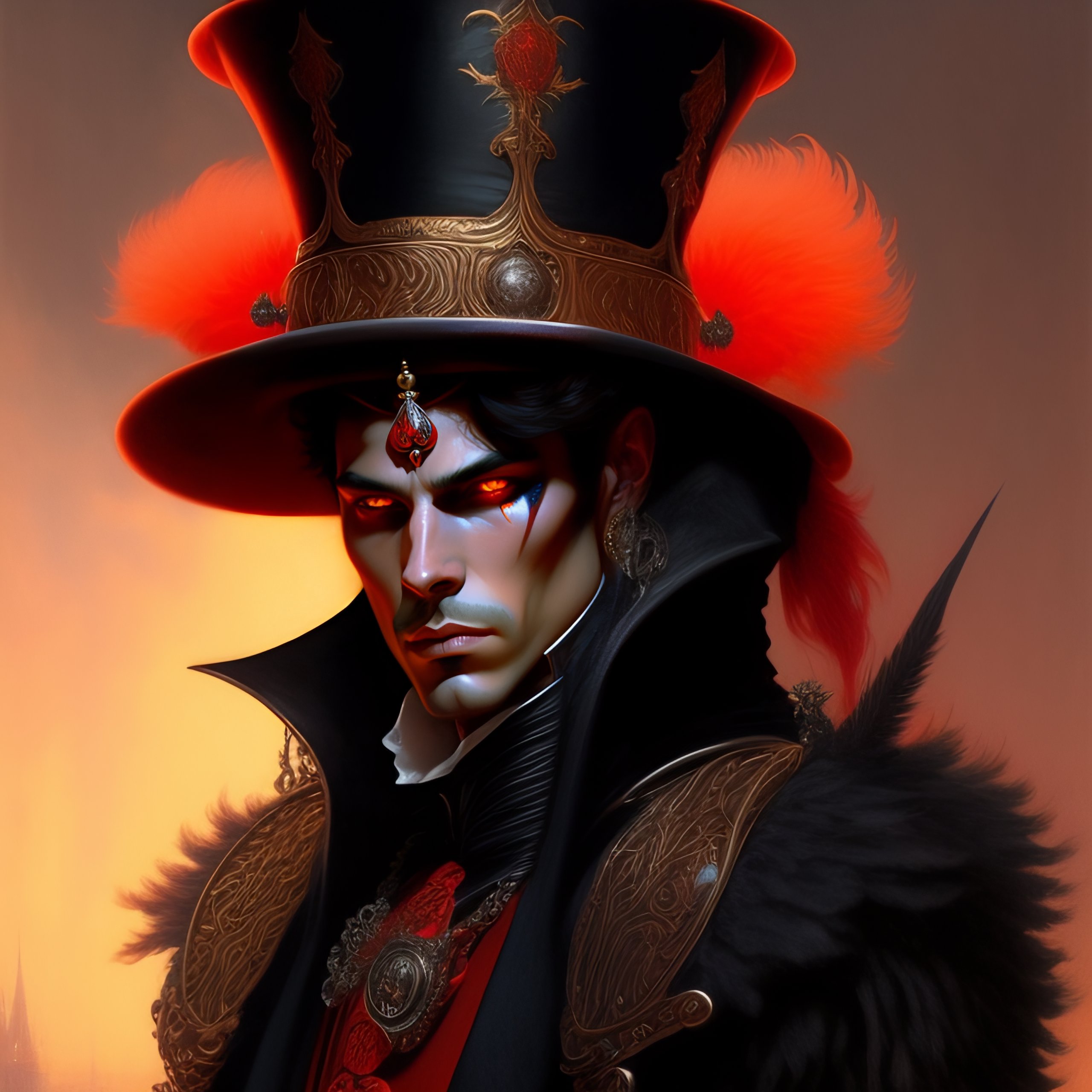 Lexica - Beautiful stygian strange detailed portraitt of a male baroque ...