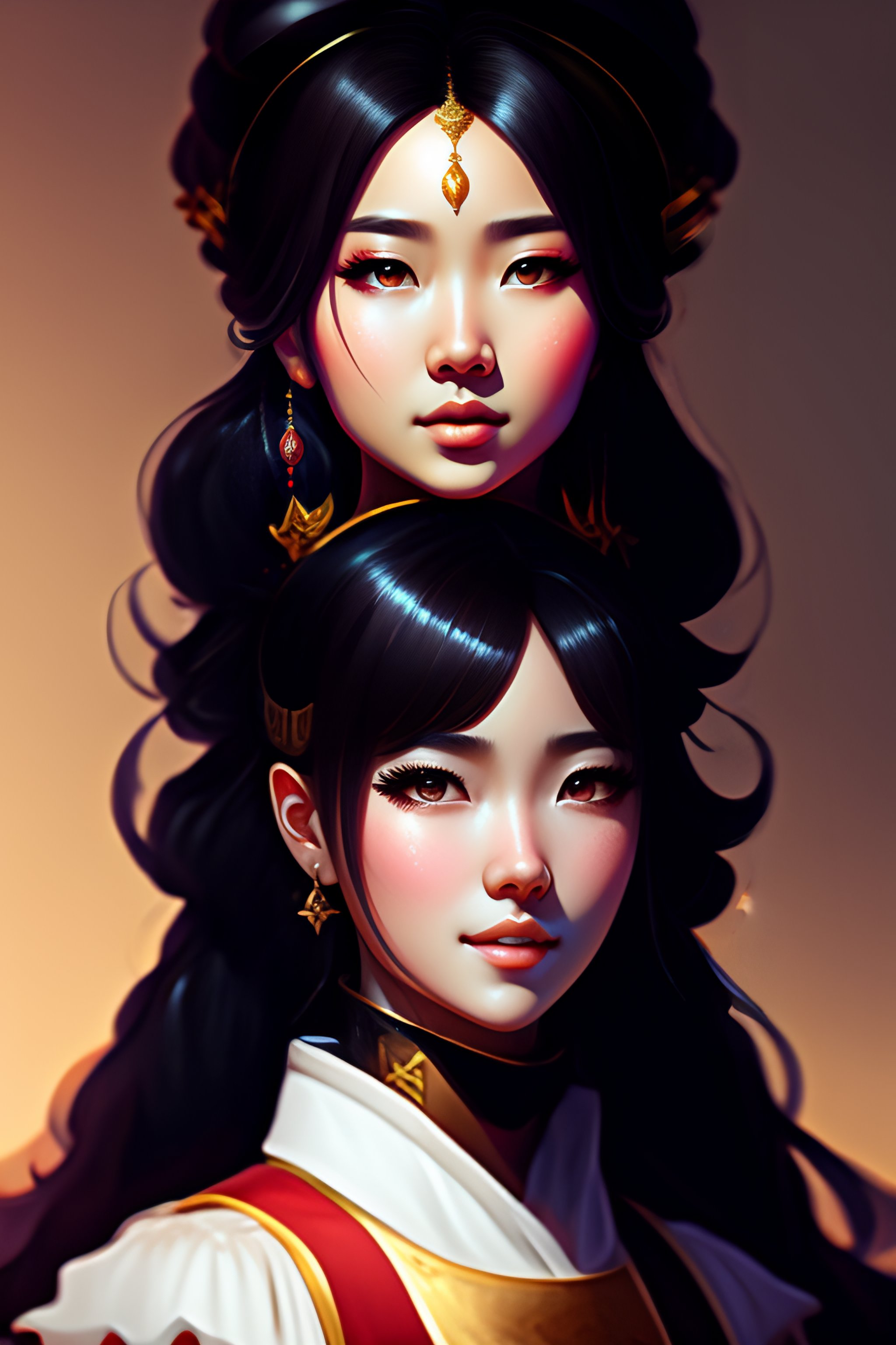 Lexica - Baroque oil painting anime key visual full body portrait ...