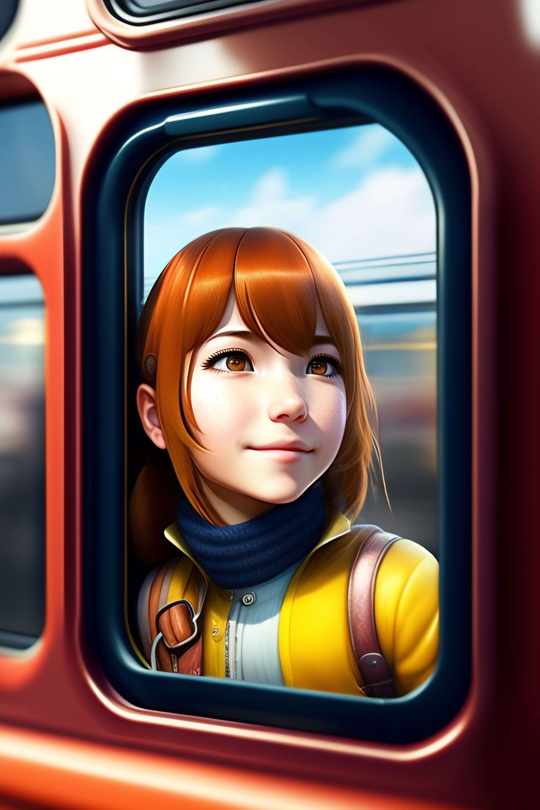 Lexica - Refia from final fantasy 3ds, tavelling by train, Refia ...