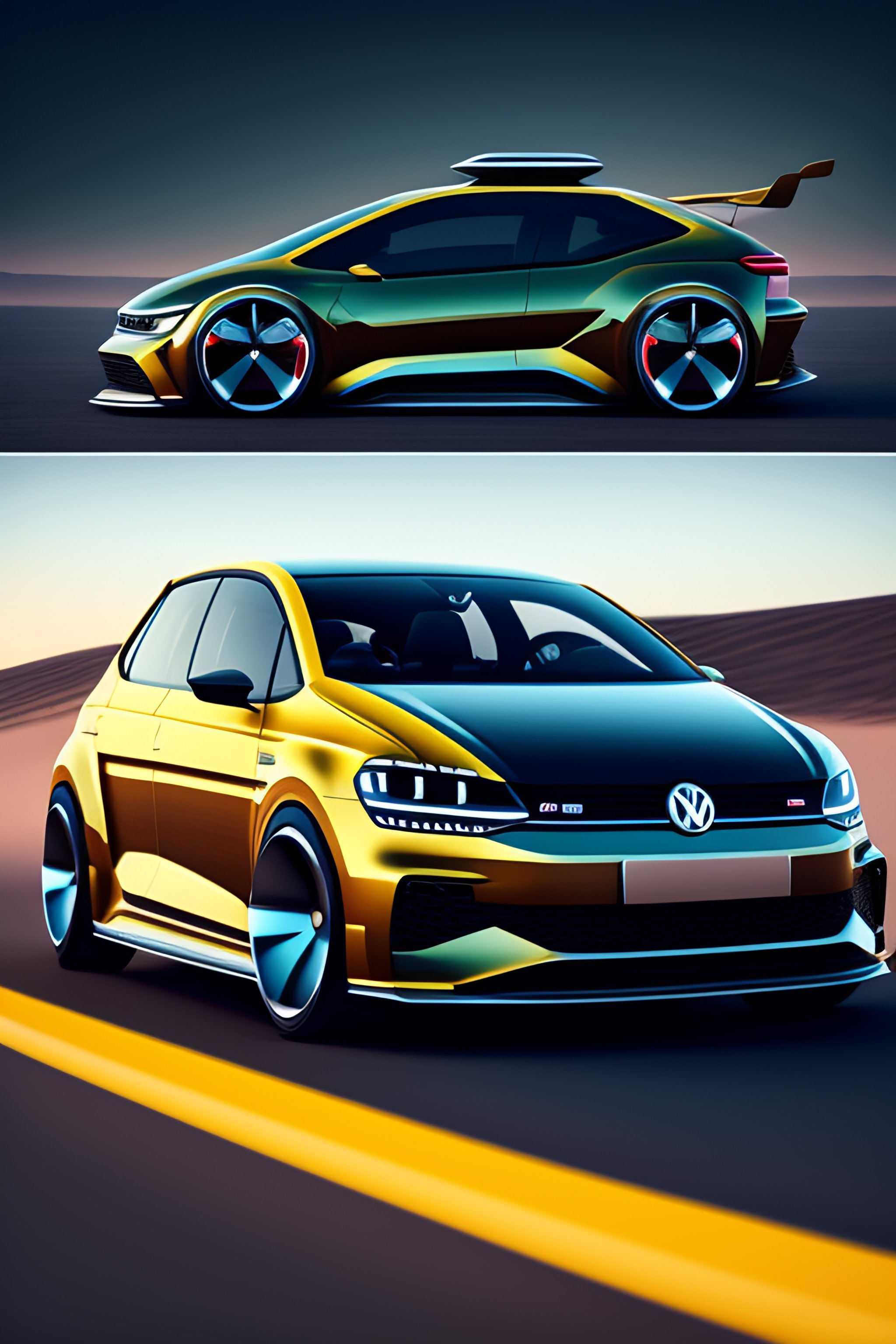 Lexica - Vw incredible design for vw polo sedan futuristic version ...