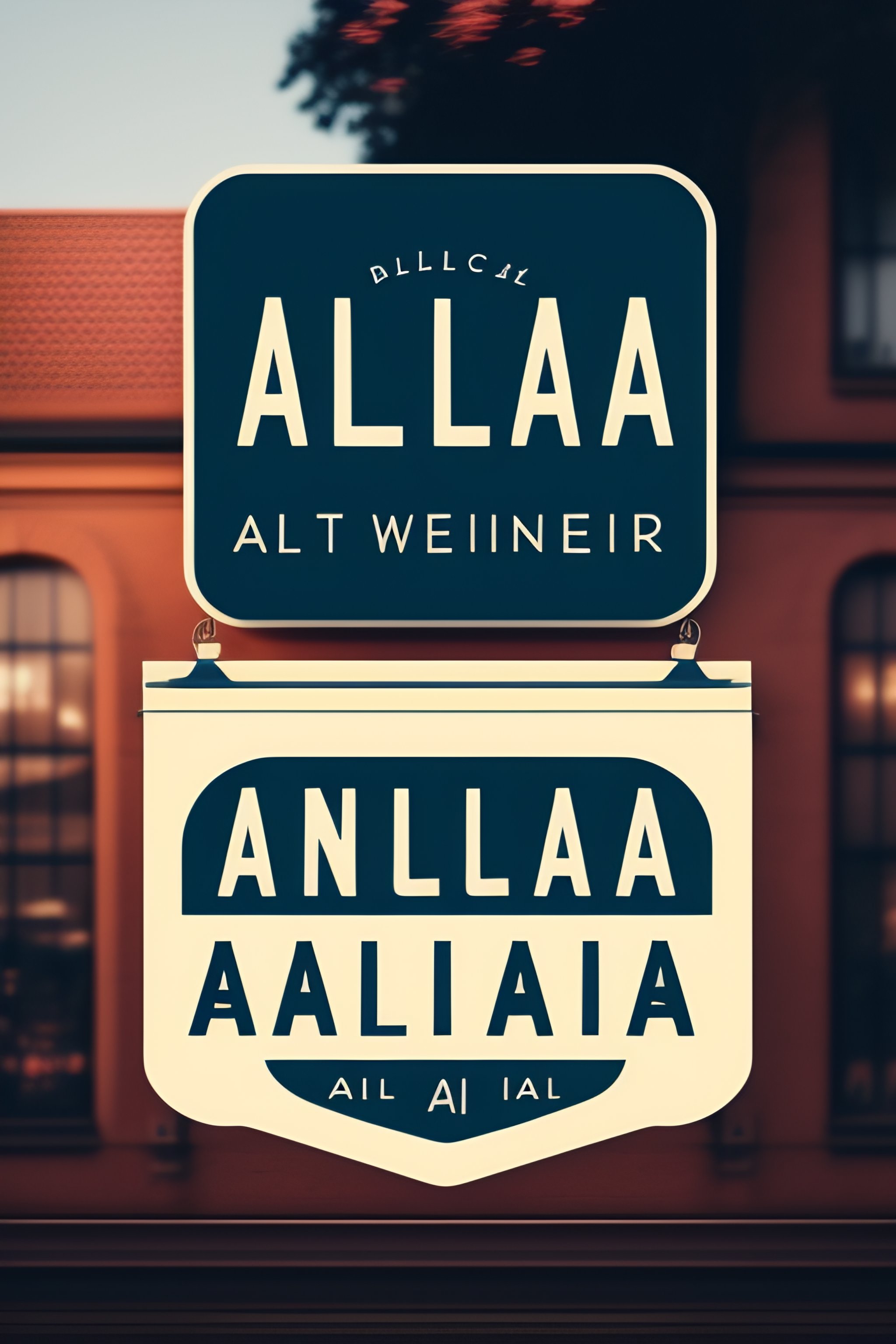 Lexica - Clothing store logo with the name AILA