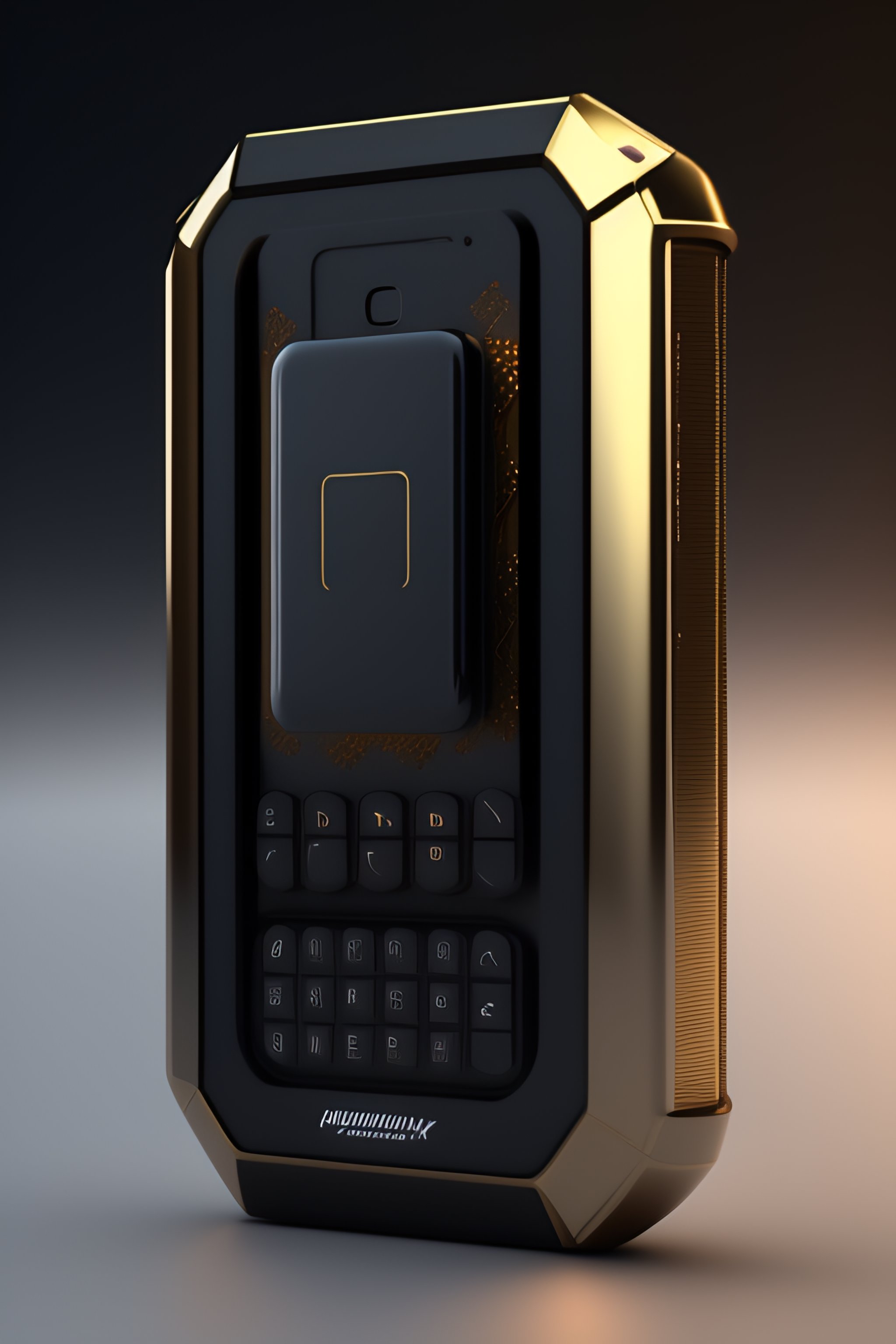 Lexica - Armoured Mobile phone, centred, night time, octane render ...