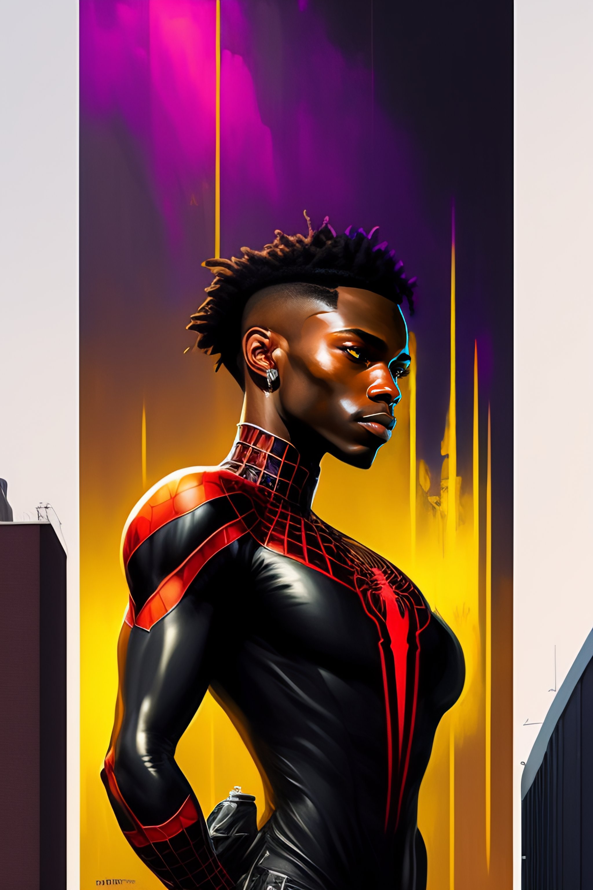 Lexica - Full body highly detailed portrait of skinny muscular miles ...