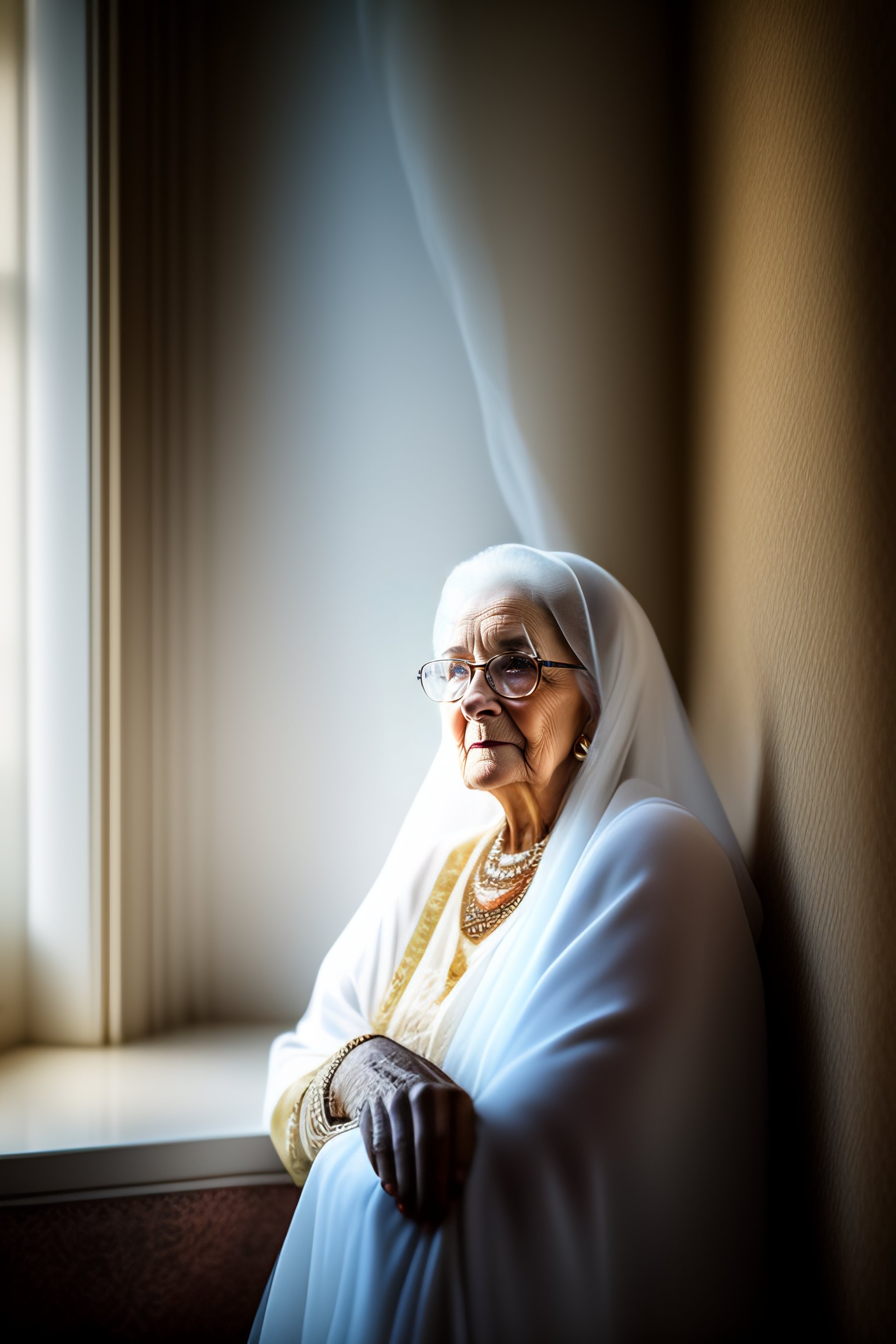 Lexica - An ultrarrealistic photo of a beautiful woman over 85 years ...
