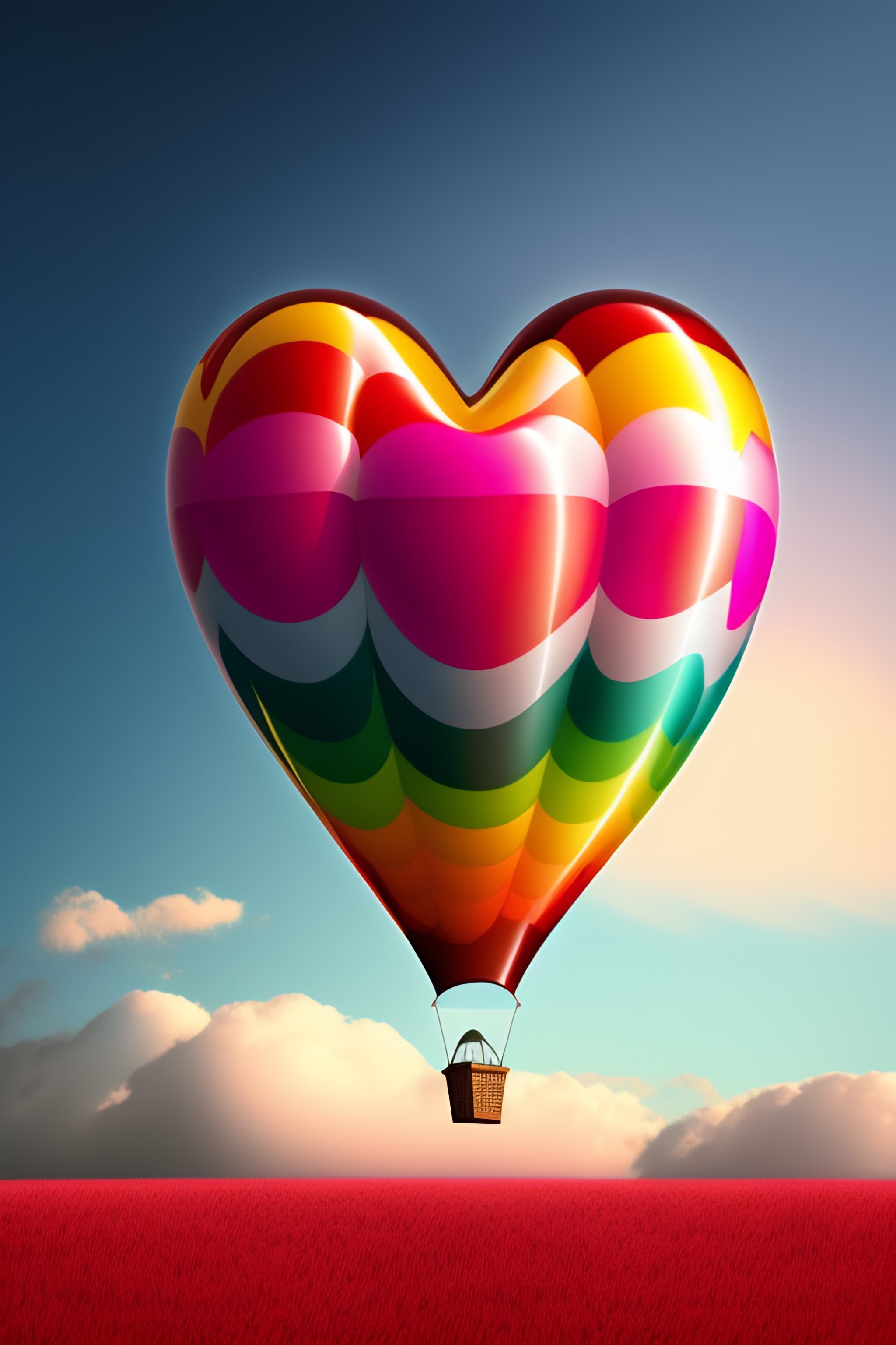 Lexica - Valentines day balloon clipart