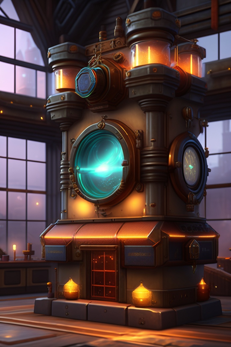 Lexica - A lab in the style of piltover from arcane, Robotic arm ...