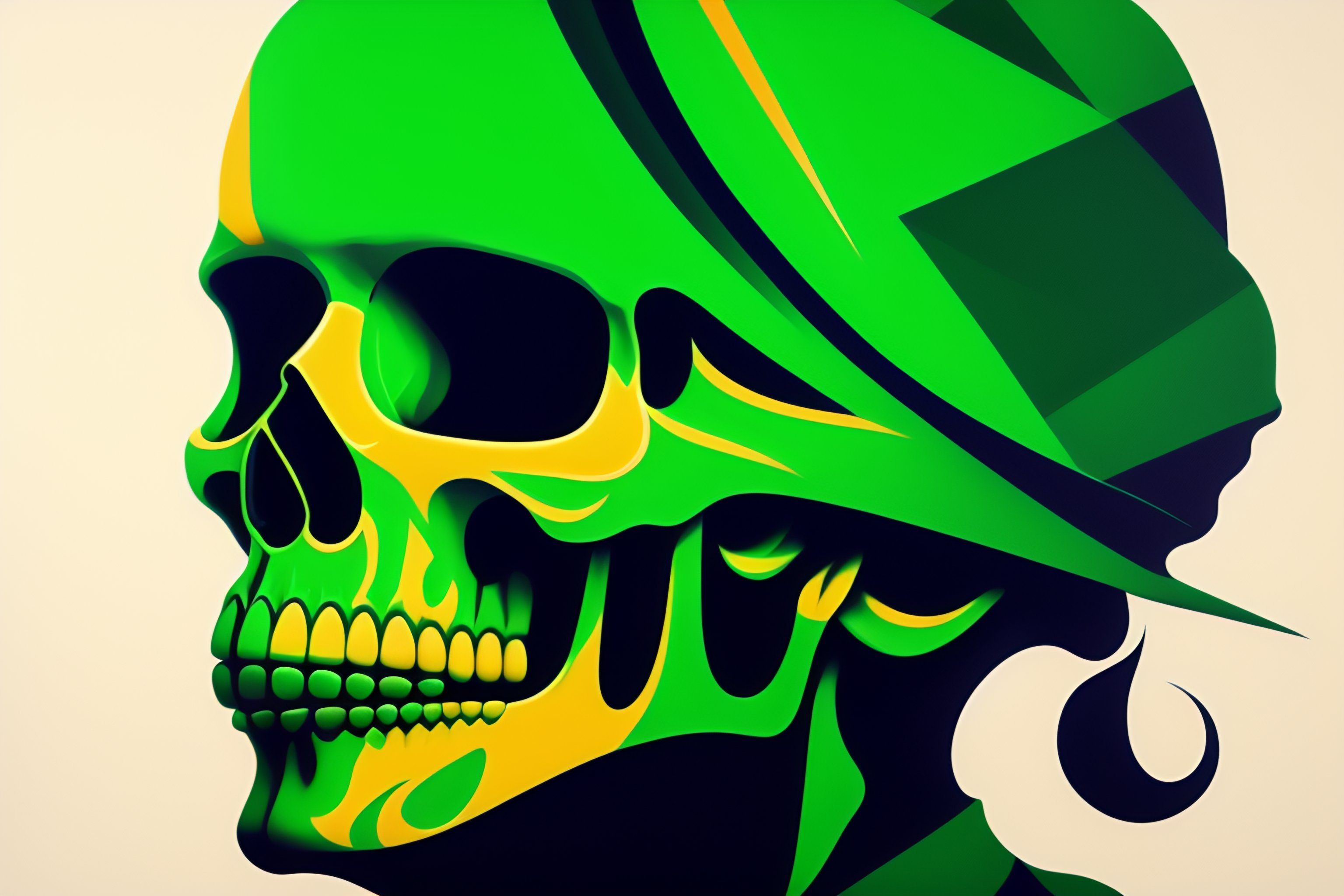 Lexica - Abstract 1998 skull by sachin teng x supreme, attractive ...