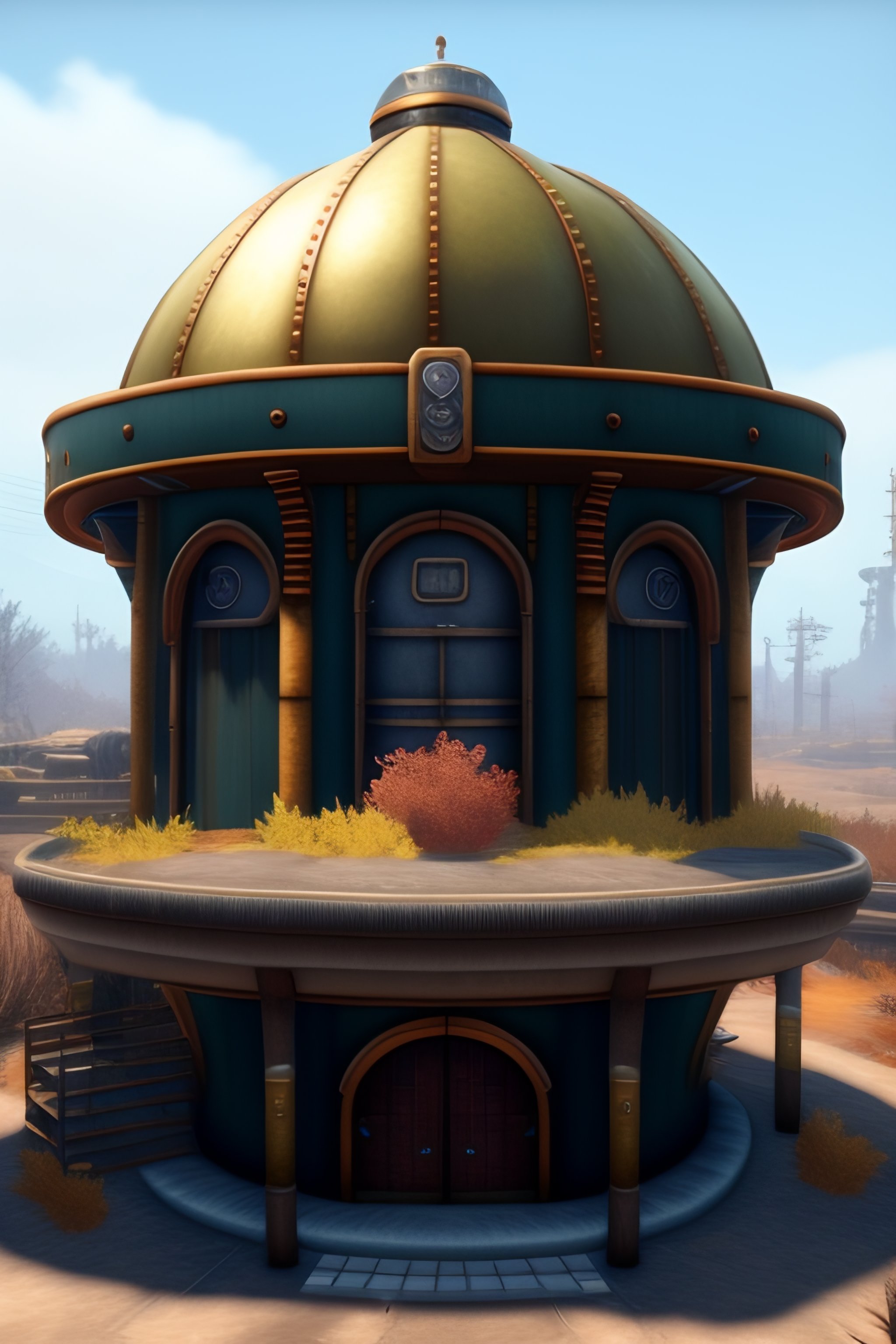 Lexica - Fallout 4 vault, Realistic looking, 70's fantasy style, large ...