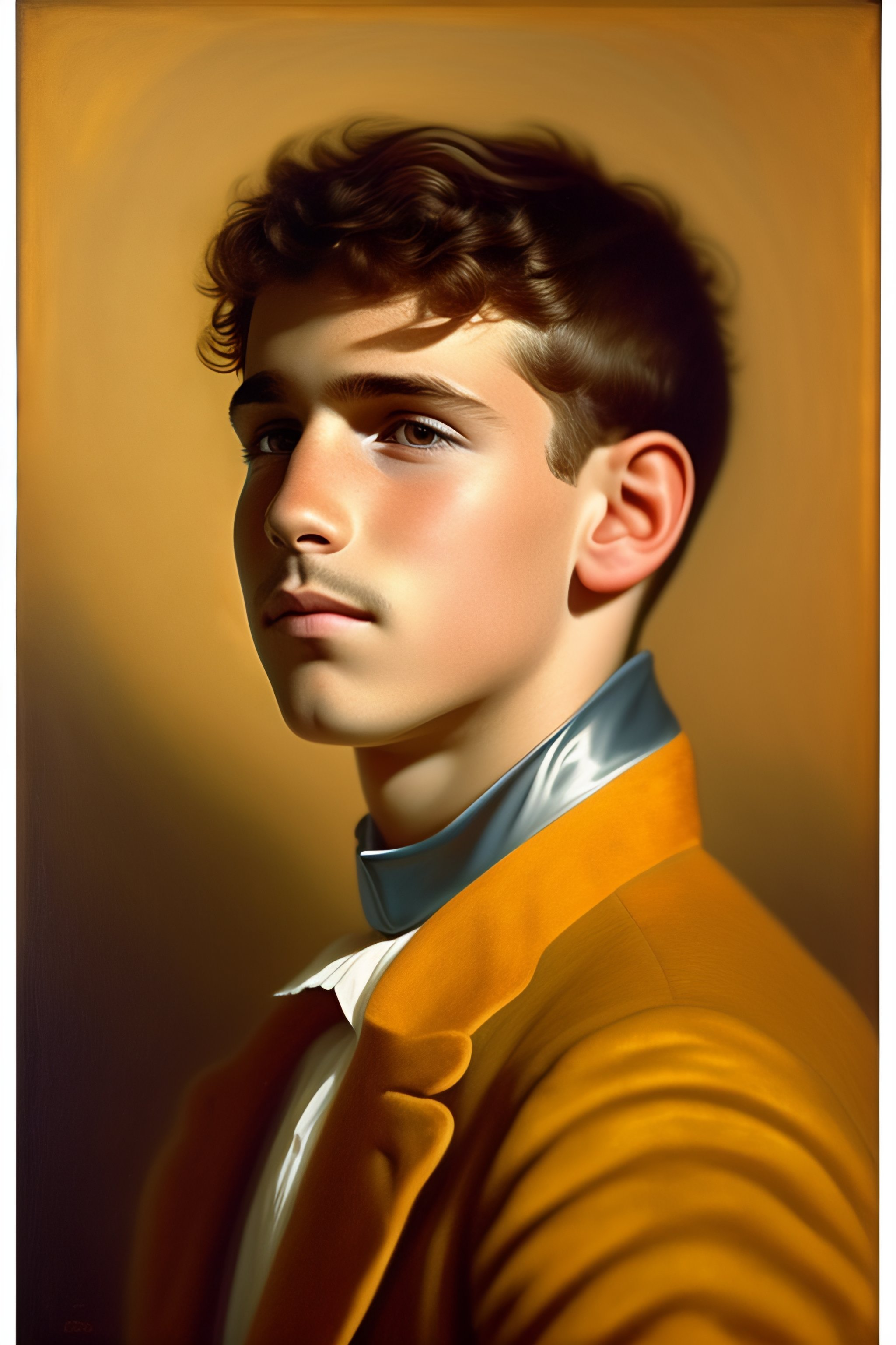 Lexica - Un portrait d'un jeune homme brun