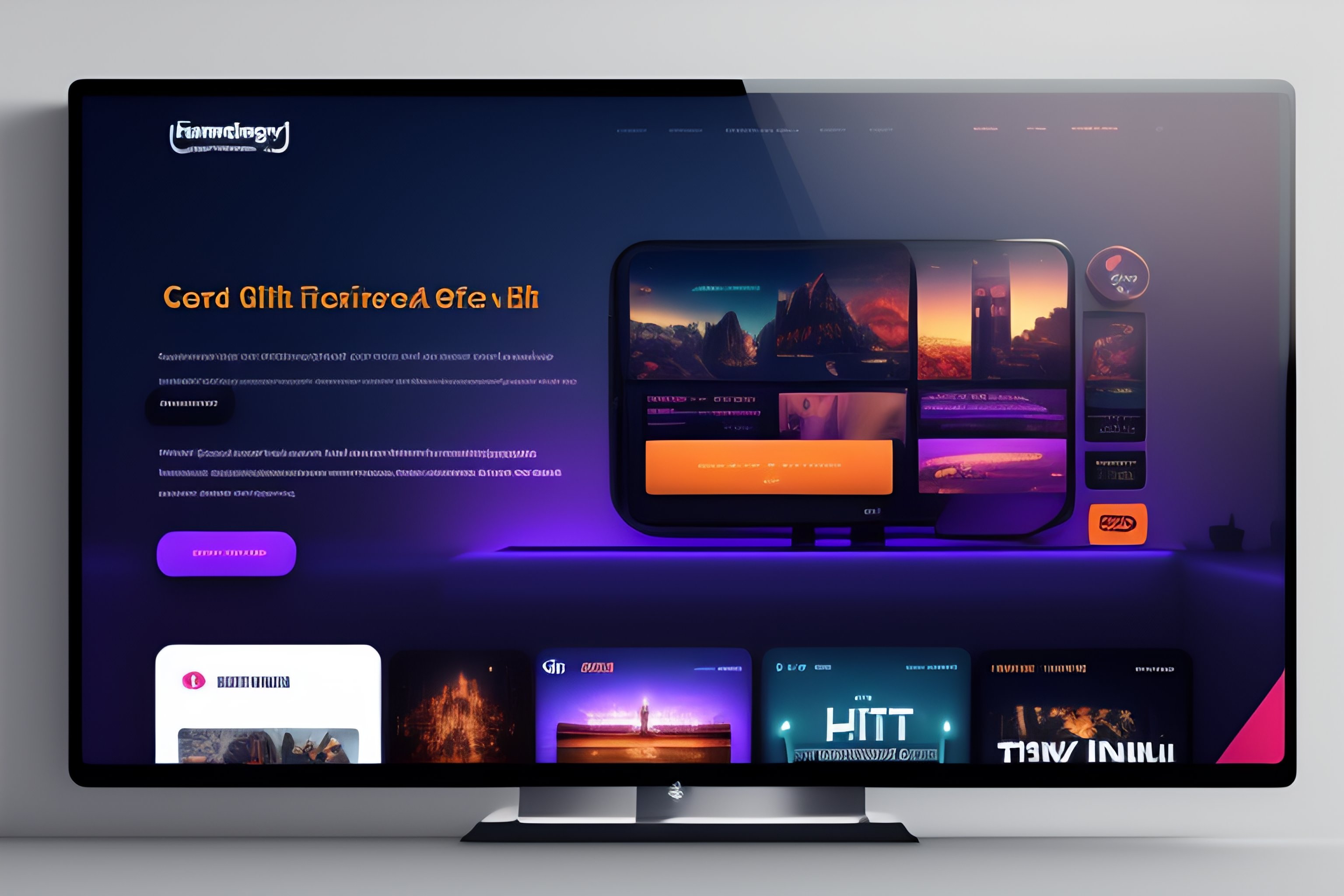 Lexica - Website UI/UX for a video streaming service, twitch like functionality, cybersports ...