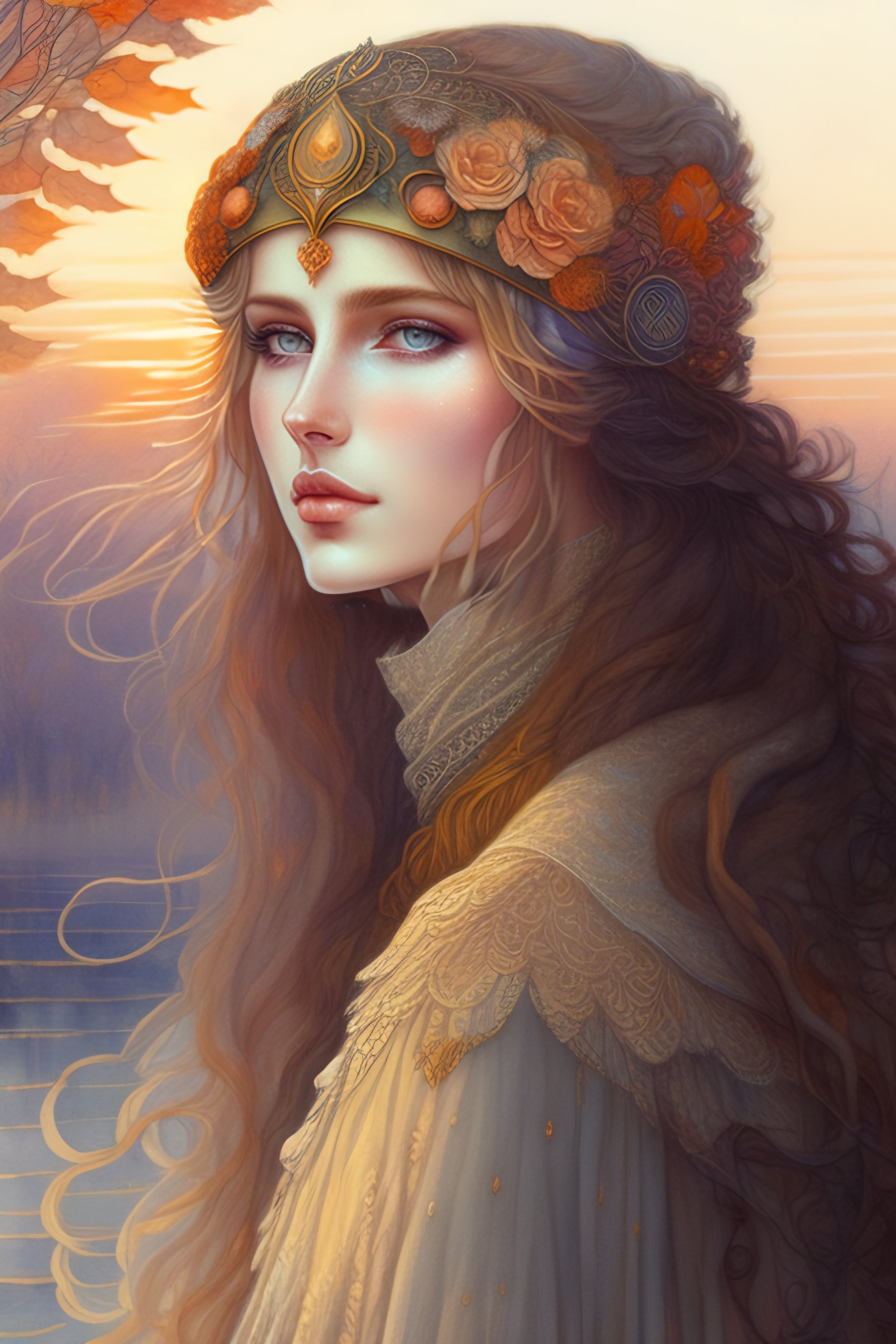 Lexica - Portrait of a pretty girl, messy blonde hair, futuristic ...