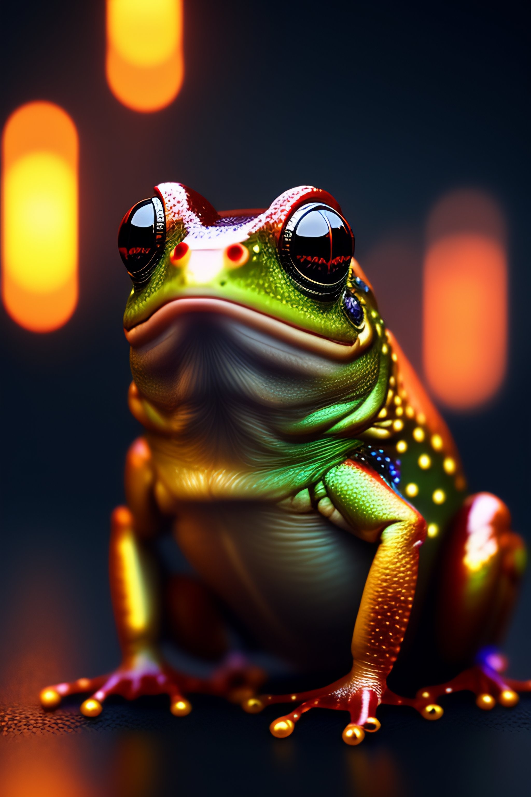Lexica - Frog terminator, red eye, robotic, 8k, ultradetailed ...