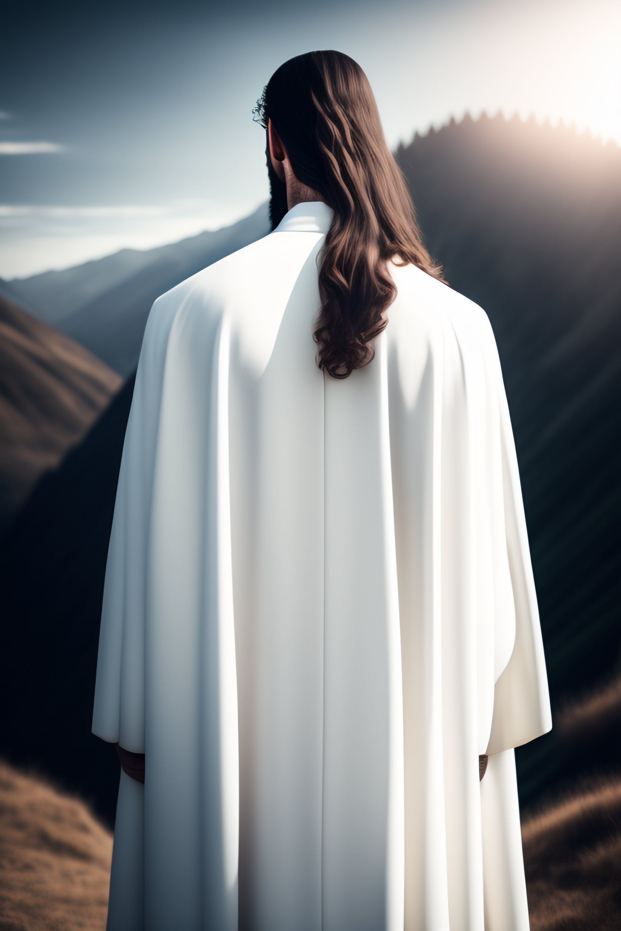Lexica - Jesus Christ, realistic photography, dressed, man, suffering ...