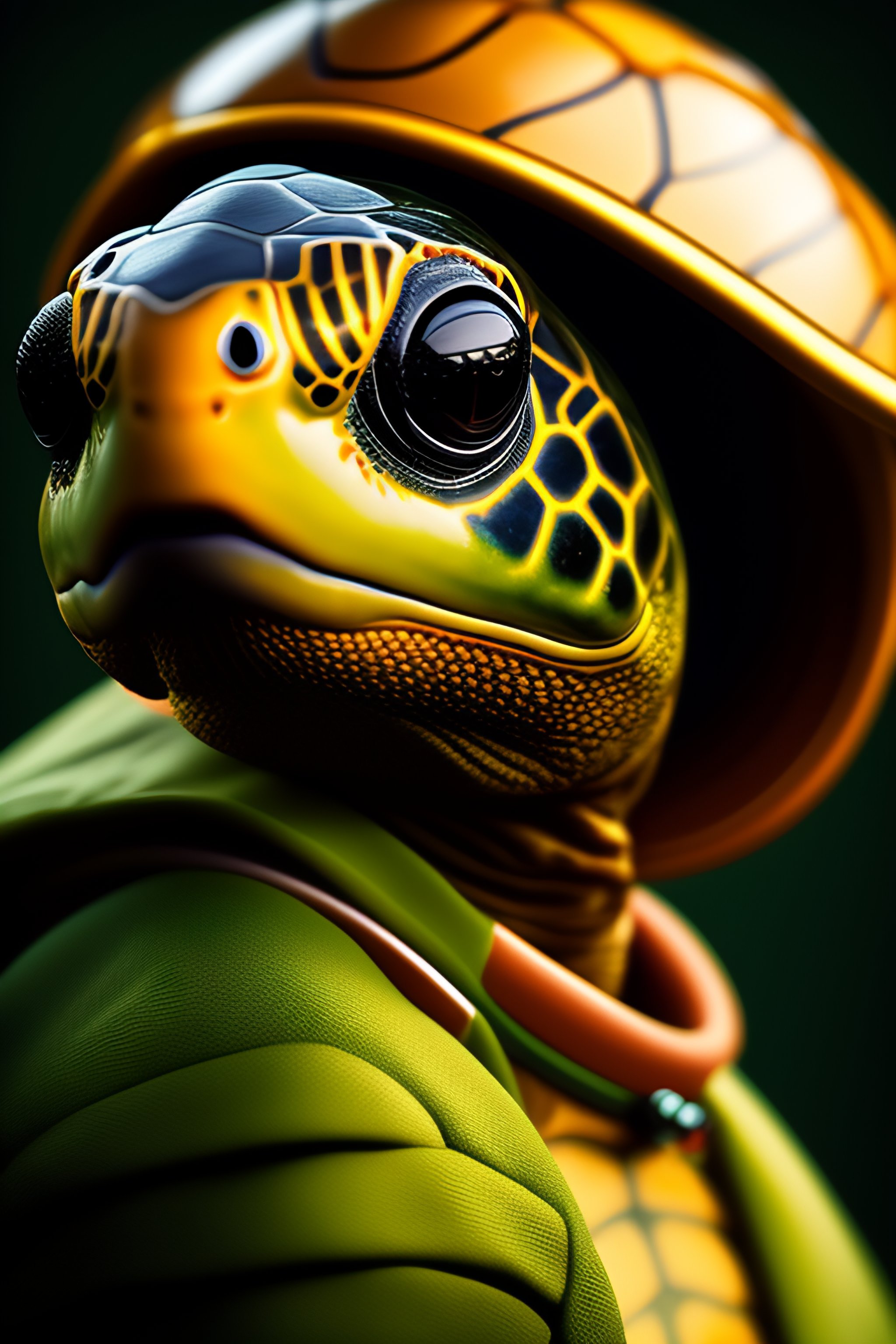 Lexica - Portrait of a turtle Pixar style