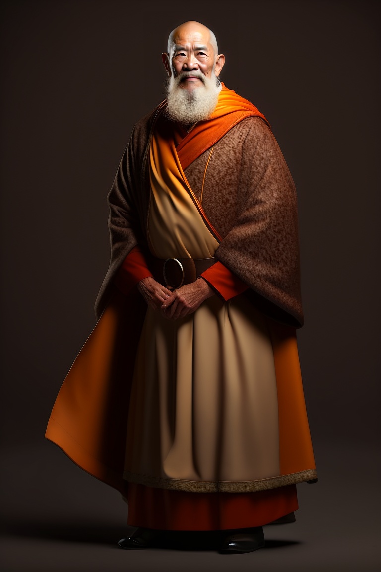 Lexica - Monk old man model pose, hyper-realistic, ultra detailed, high ...