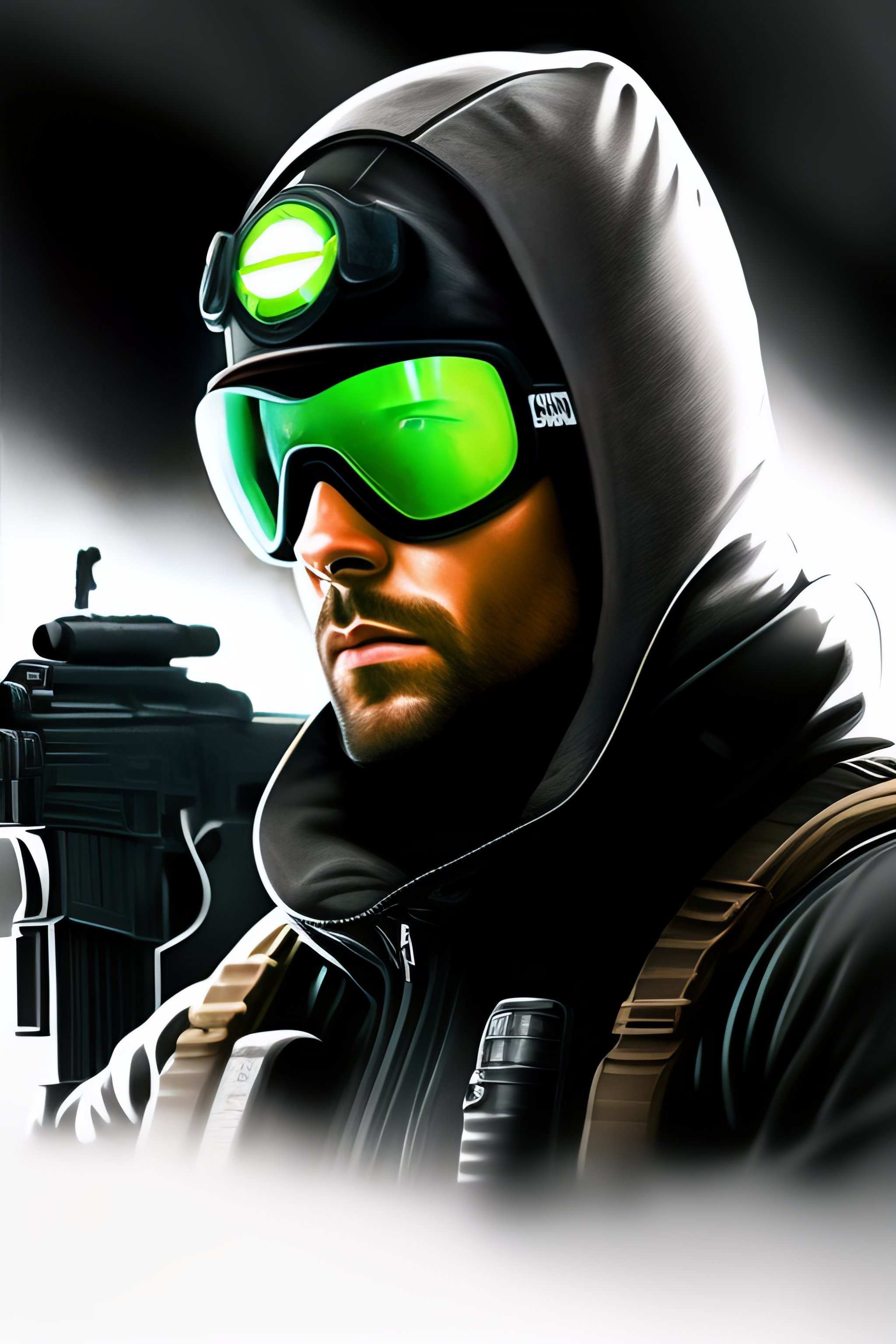 Lexica - Sam fisher random style and illustration