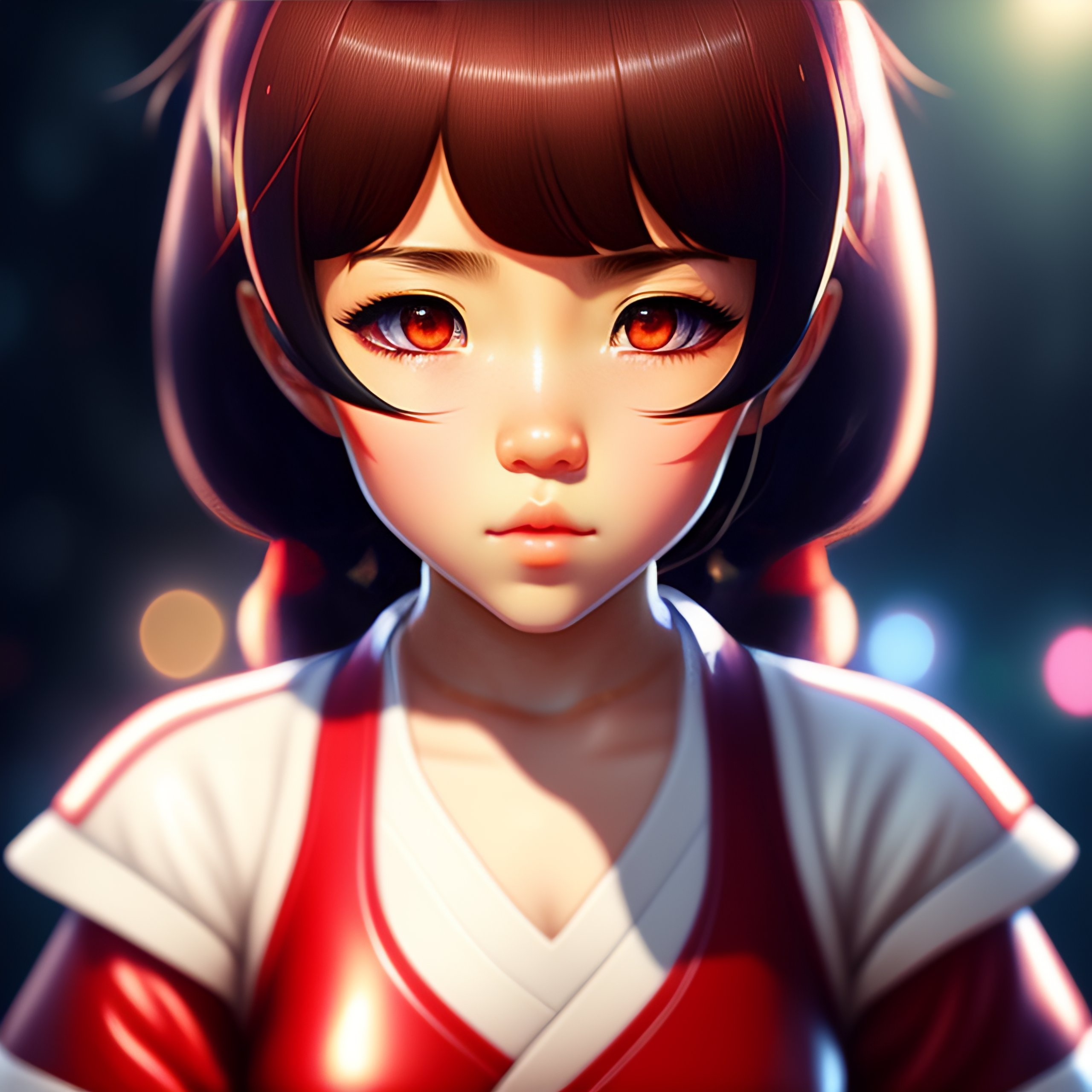 Lexica - High detailed anime style art, A beautiful bewildered crying ...