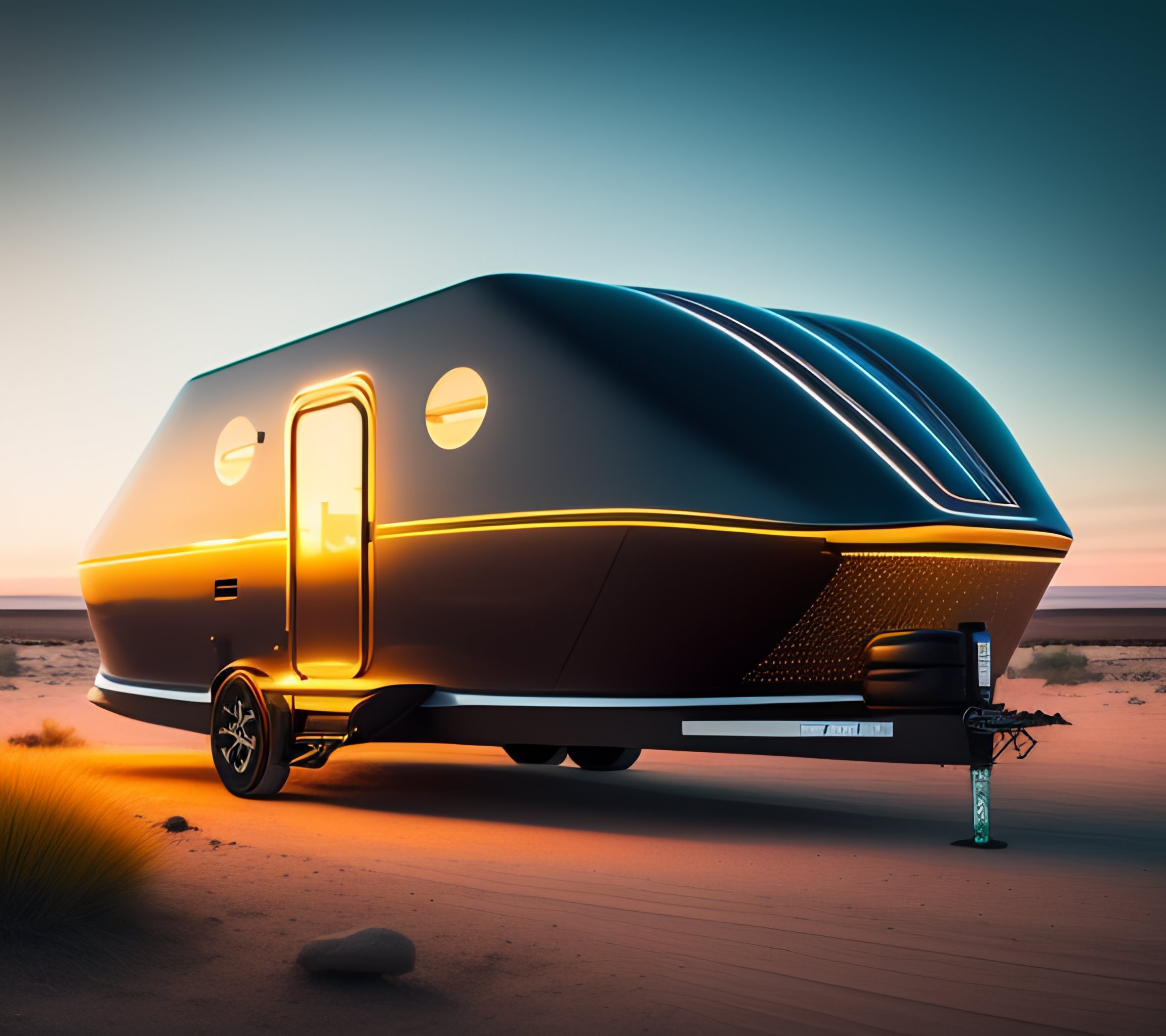 Lexica - Bright lay flash photograph of a futuristic electric ...