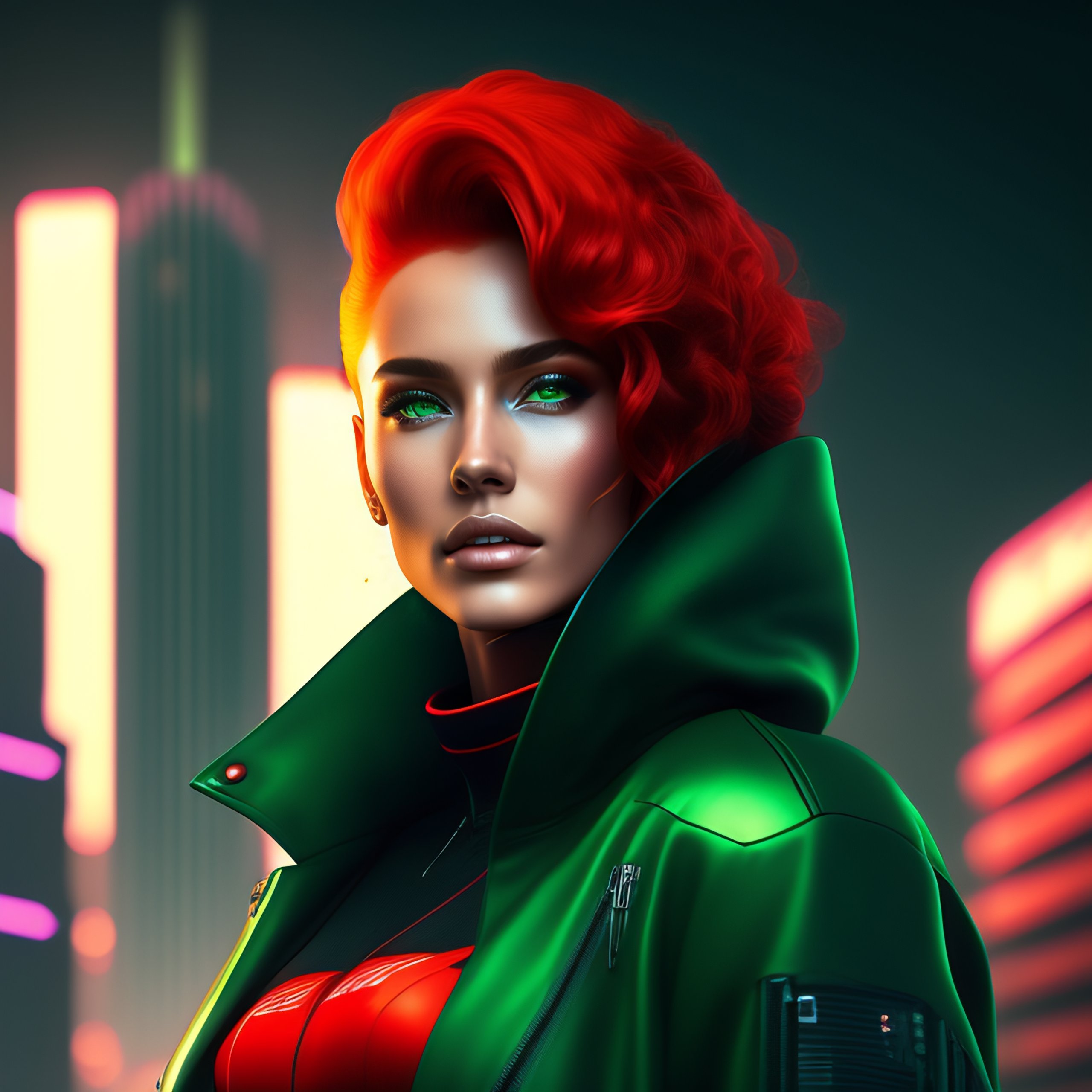 Lexica - Faraway cyberpunk cityscape, 2d digital painting, futuristic ...