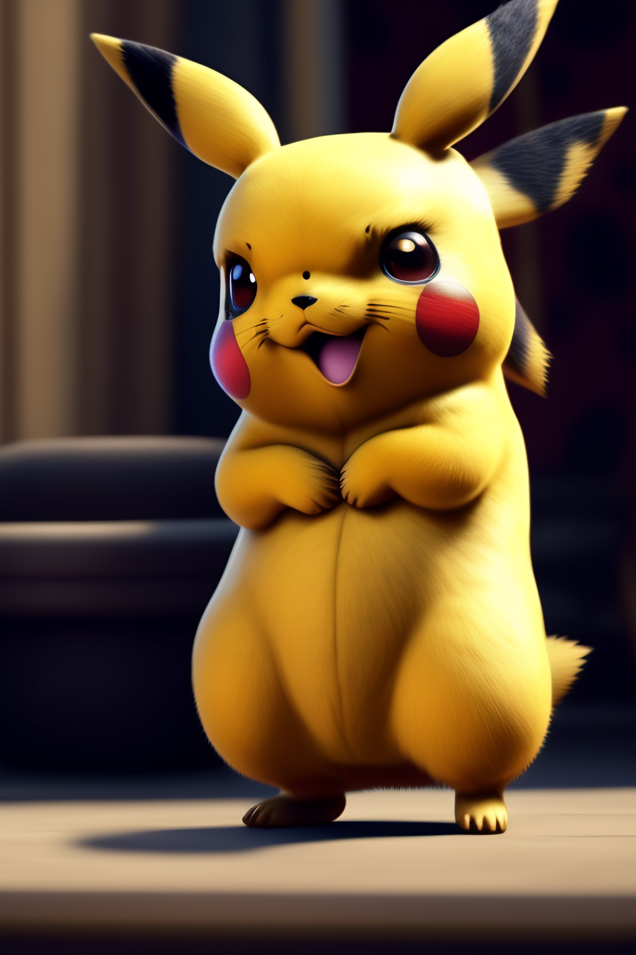 Lexica - Pikachu in the movie Casablanca