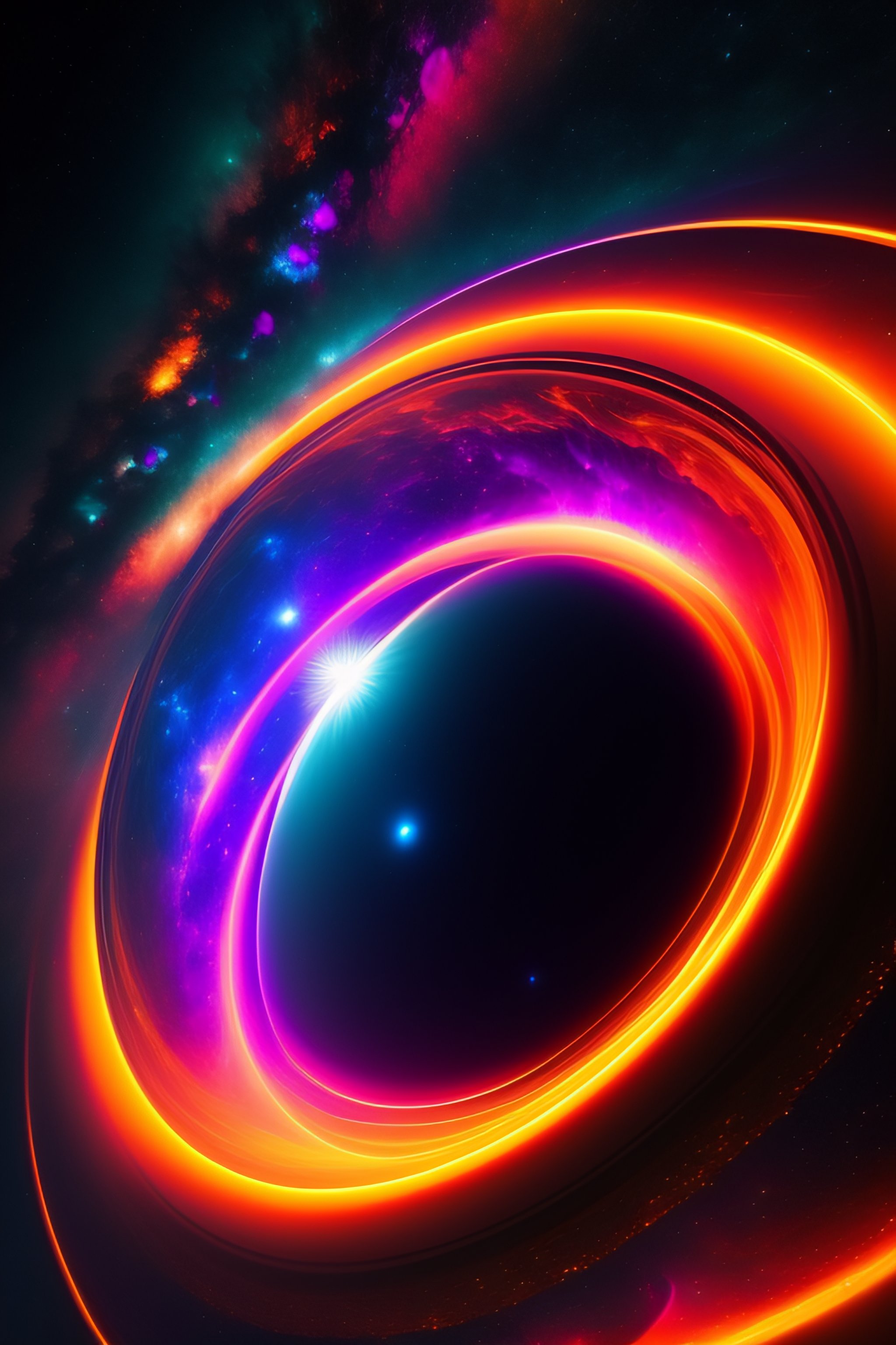 Lexica - Ultra realistic cinematic render of vibrant colorful planet ...