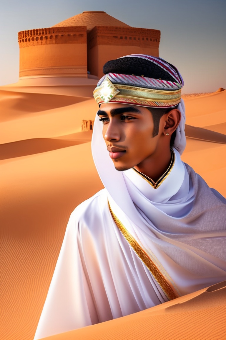 Lexica - A beautiful teenager boy from morroco, model, wearing with ...