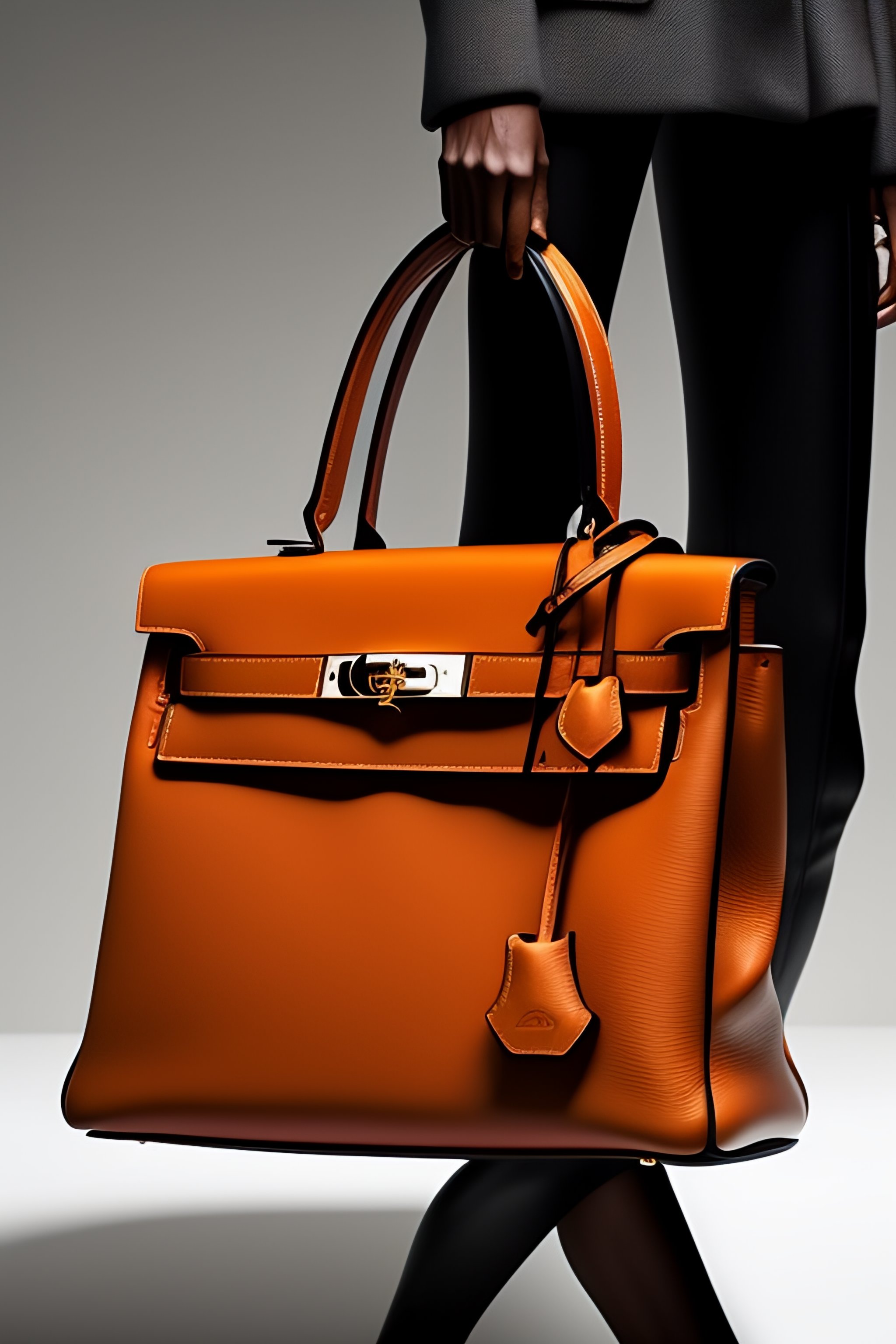 Lexica - An image of a fashionable Hermes bag for females.