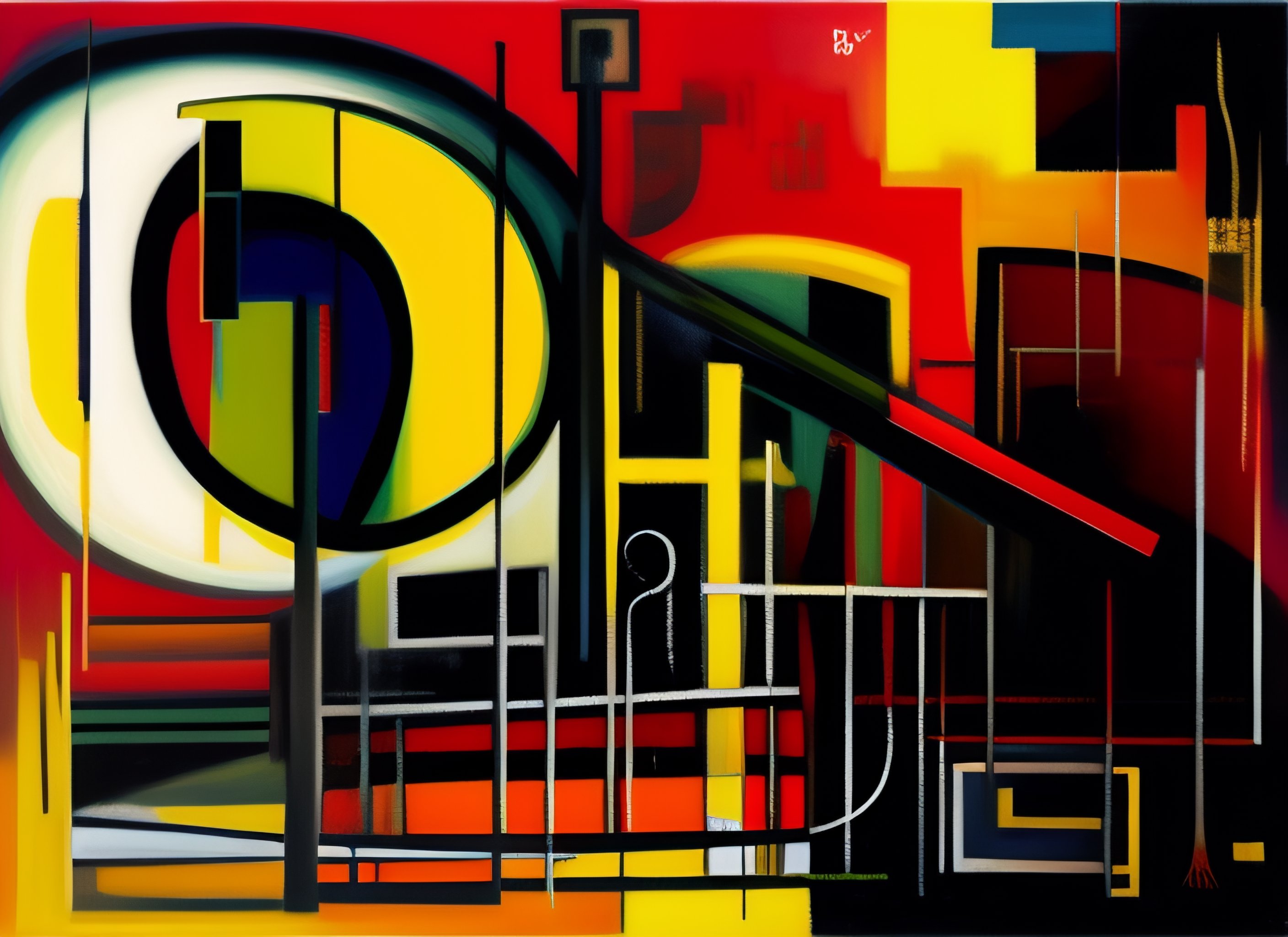 Lexica - Stylized abstract art of modern jazz band , , painting by ...