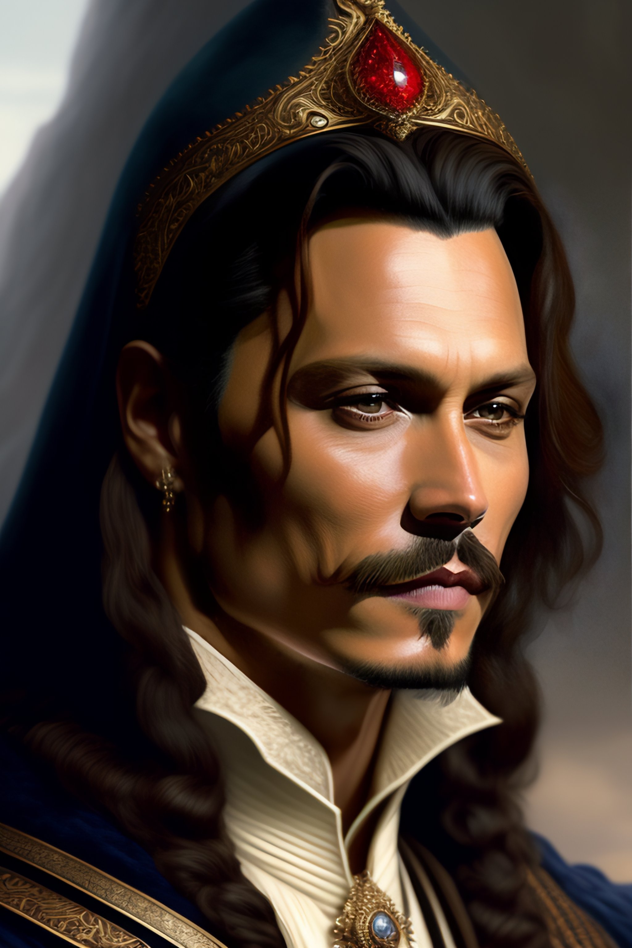 Lexica - Wideangle!! portrait shot of johnny depp in the lord of the ...