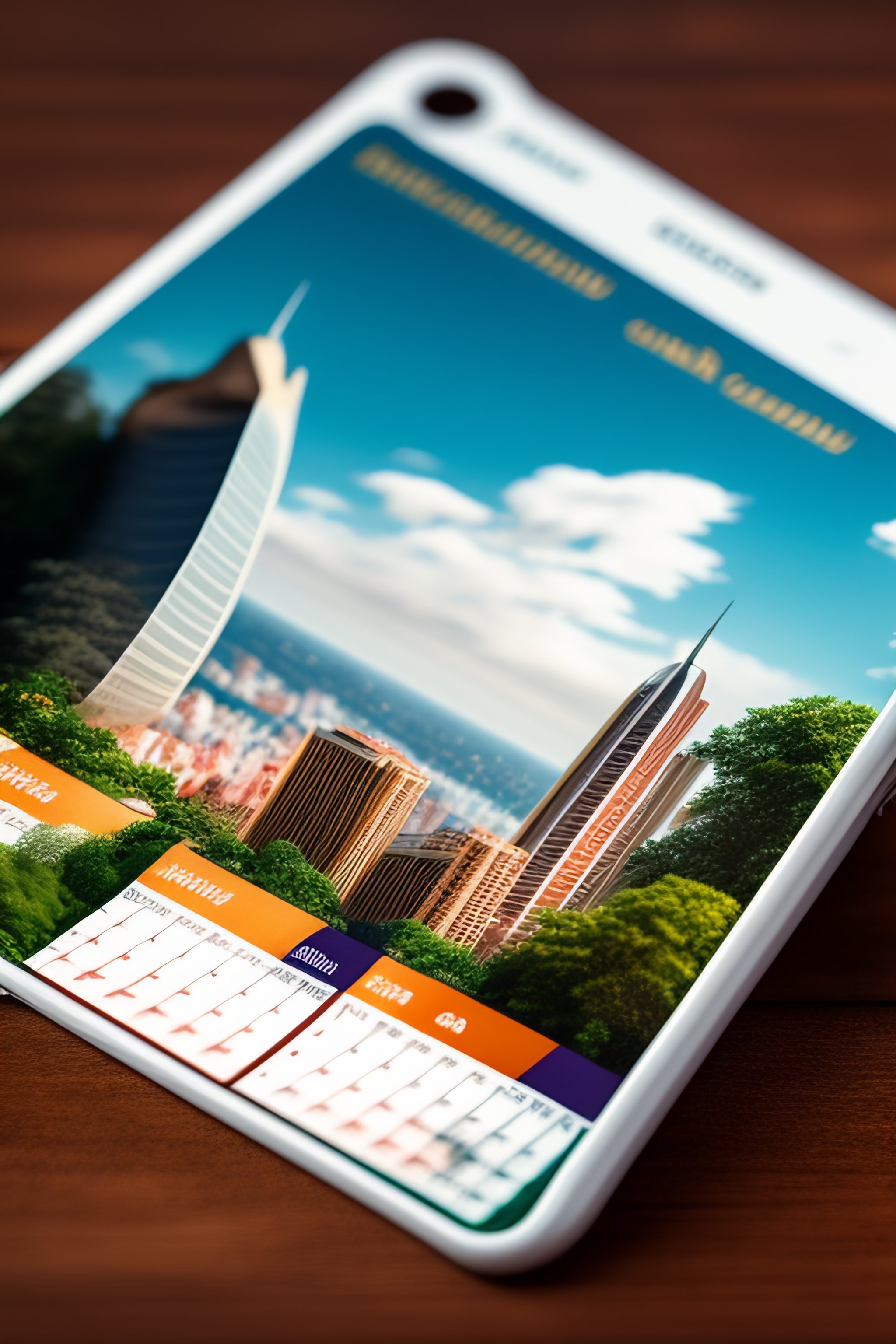 Lexica - Super realistic calendar design with the primary design ...