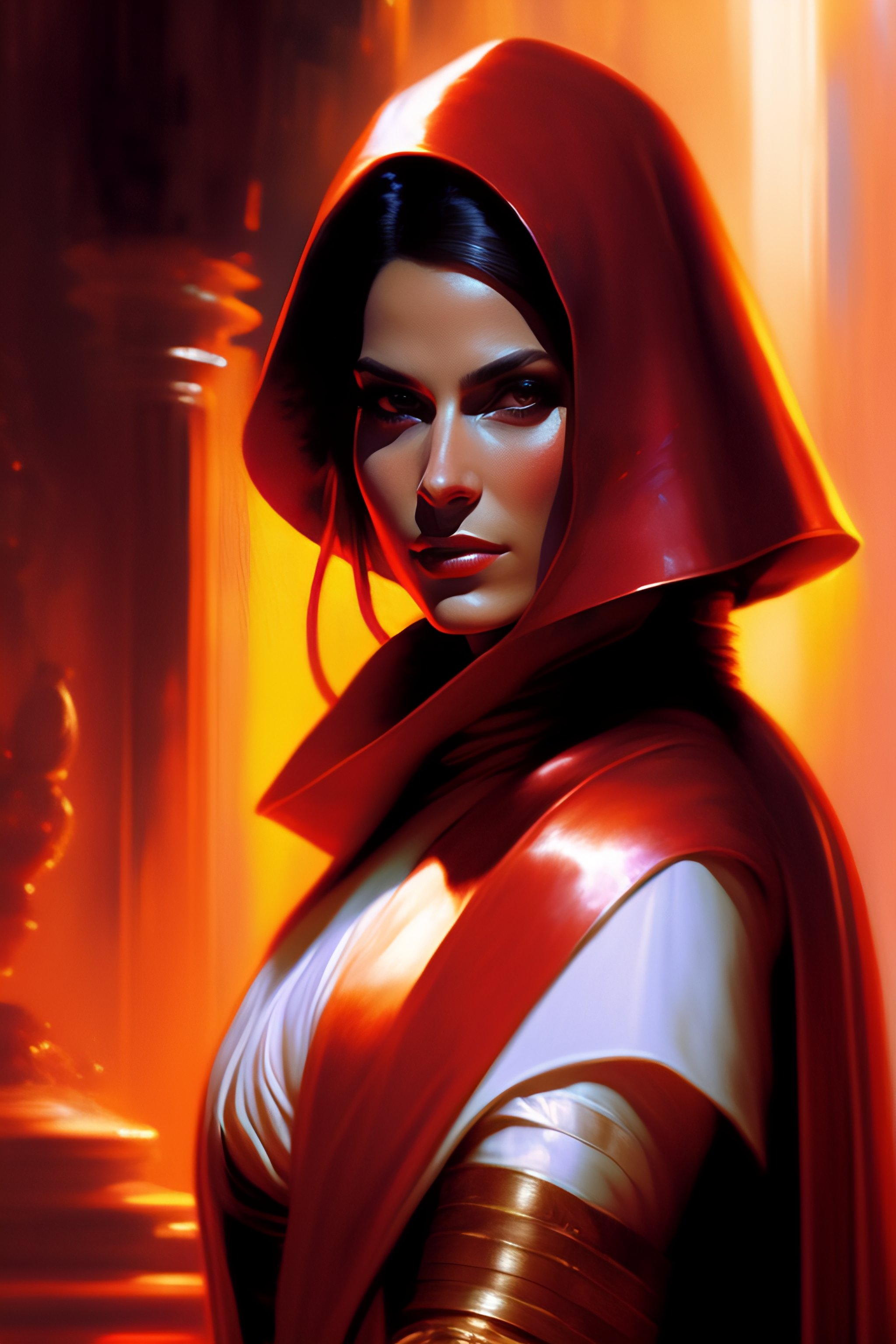 Lexica - A selfie taken during a party at the jedi temple, female Sith ...
