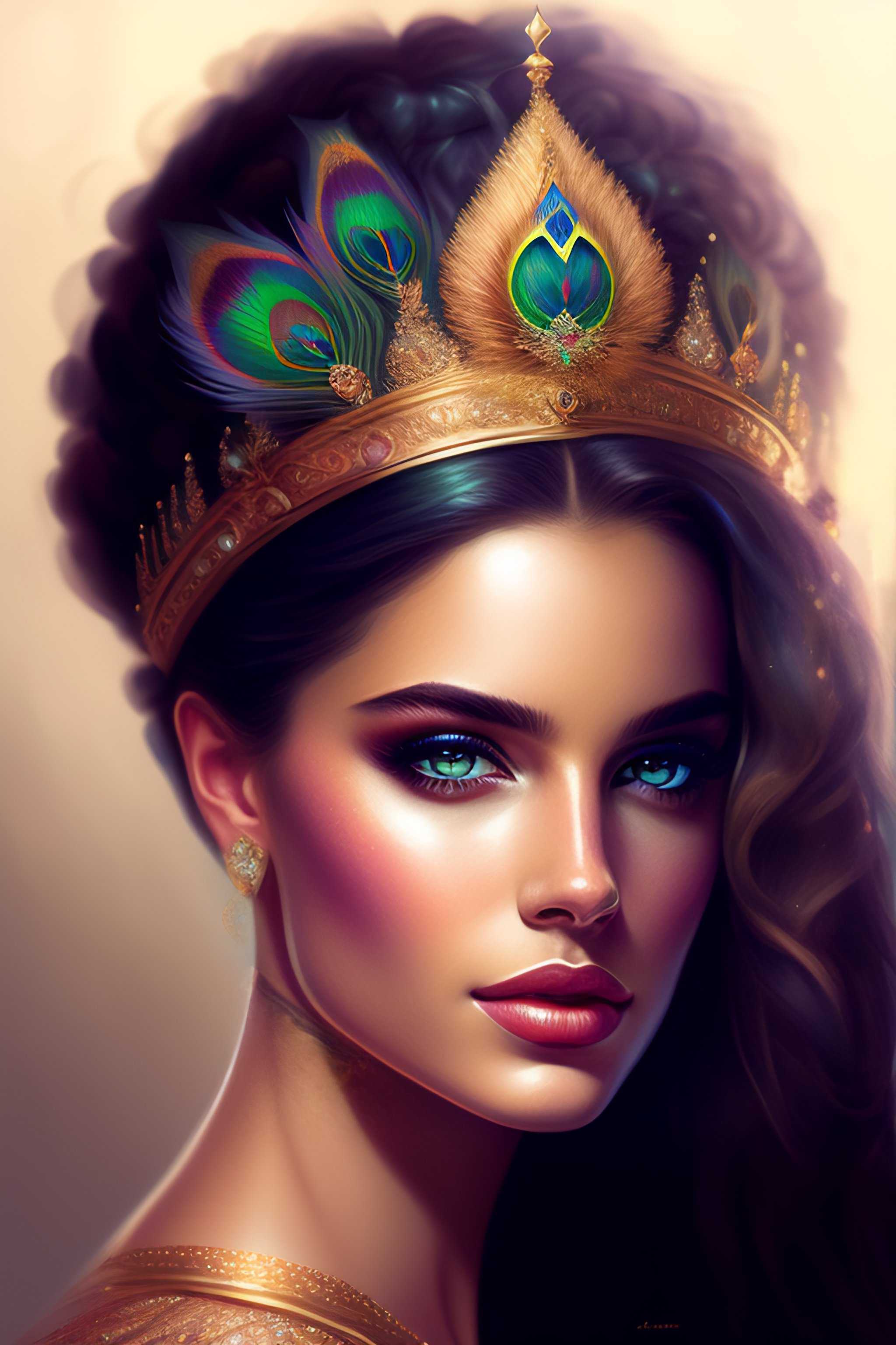 Lexica - Beautiful portrait of an attractive Princess wearing a tiara ...