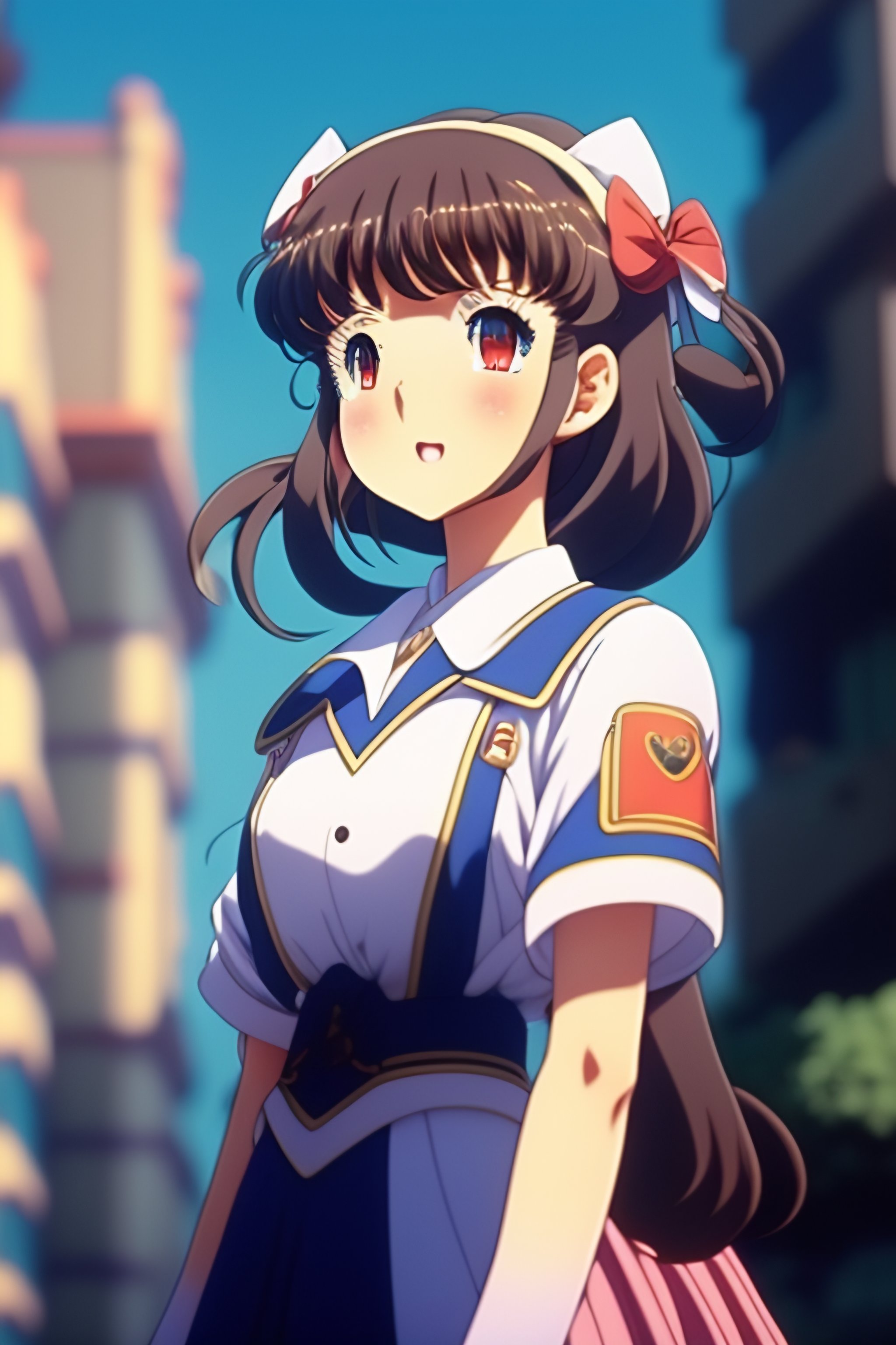 Lexica - Anime fine details portrait of joyful school girl Sailor Moon ...