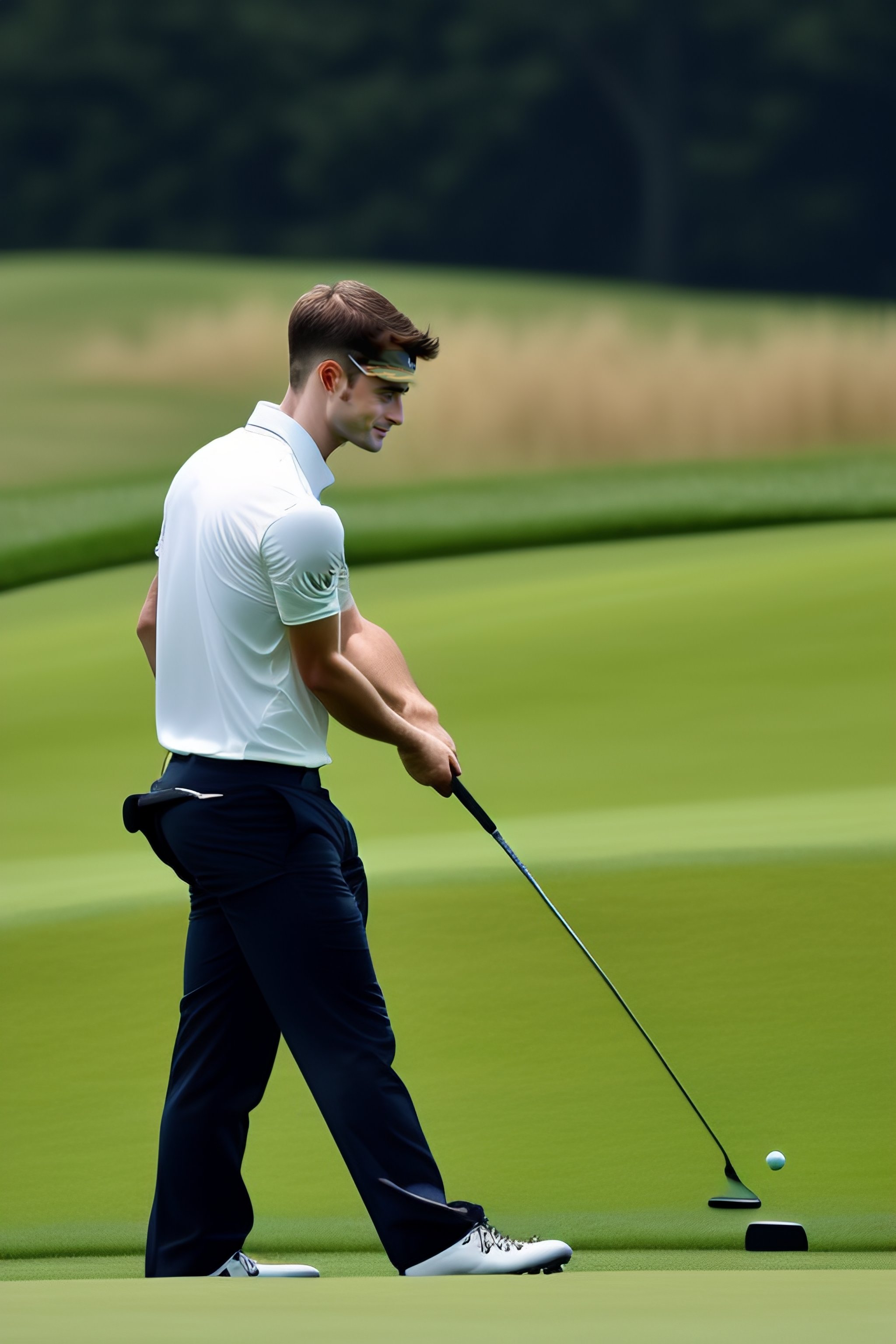Lexica - Daniel Radcliffe playing golf